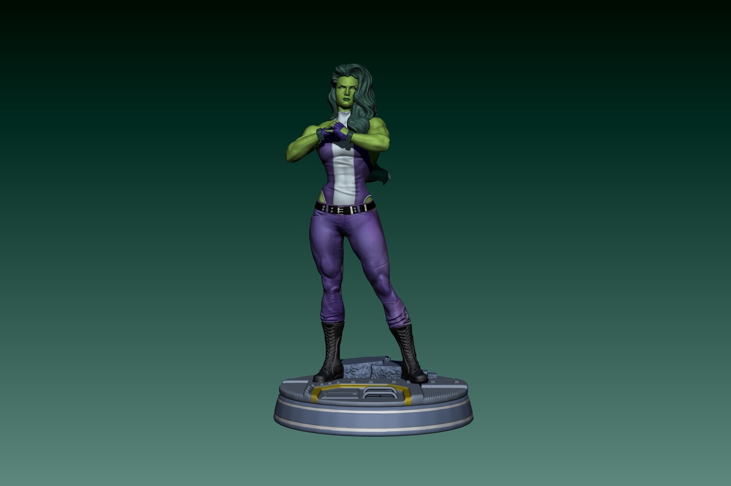 ArtStation - She-hulk fan art