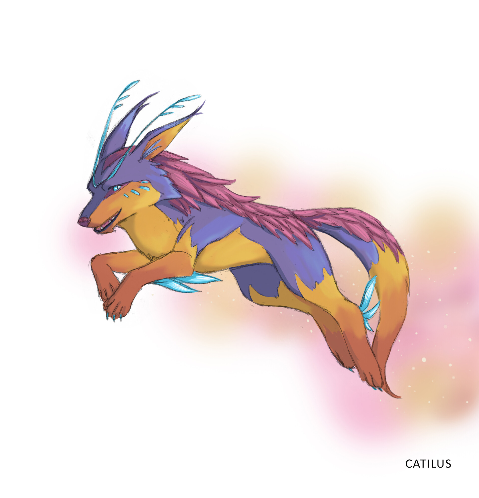 ArtStation - Feywolf (insane jumper!) – D&D Creature