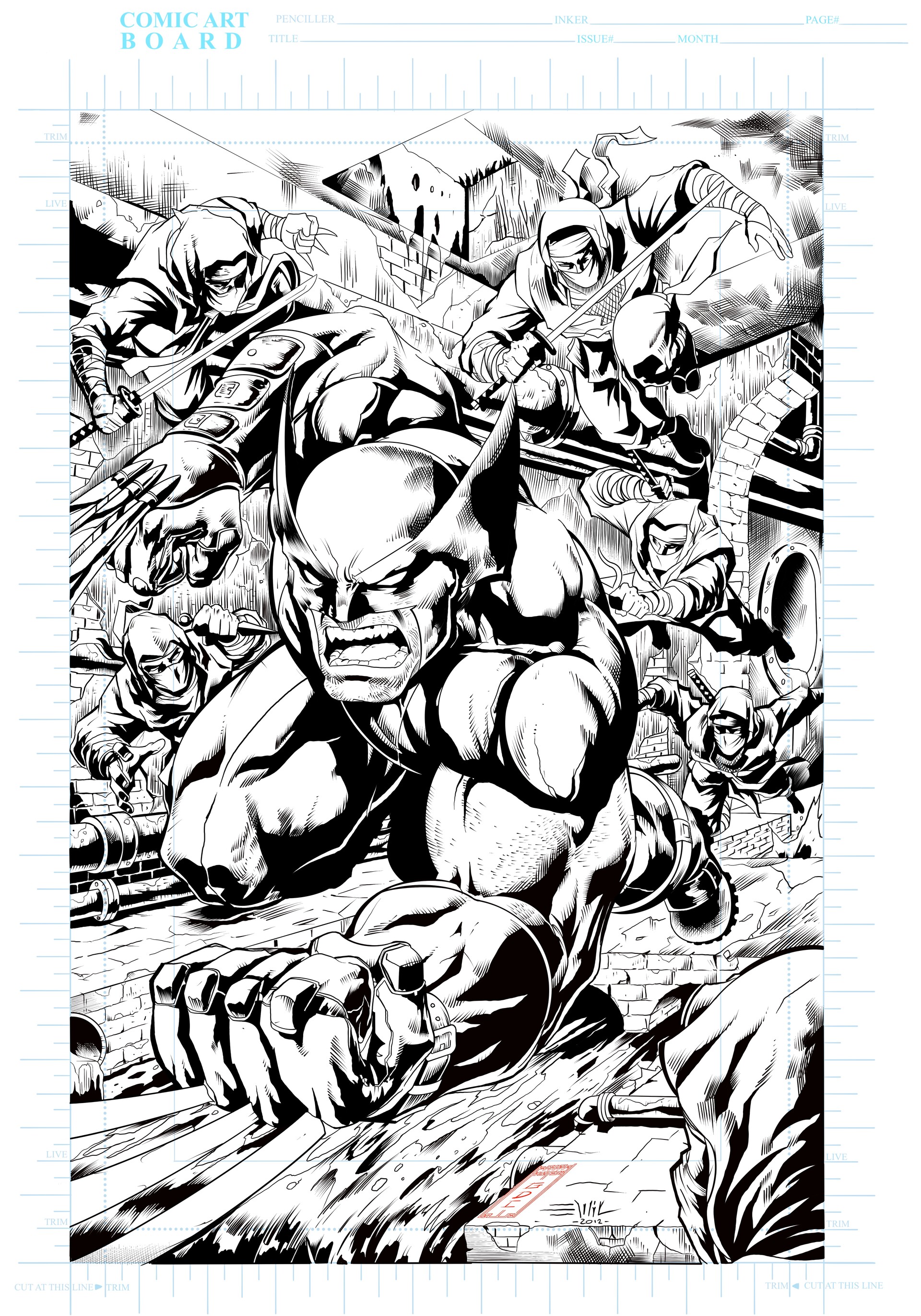 ArtStation - X-Force Wolverine by Emilcabaltierra