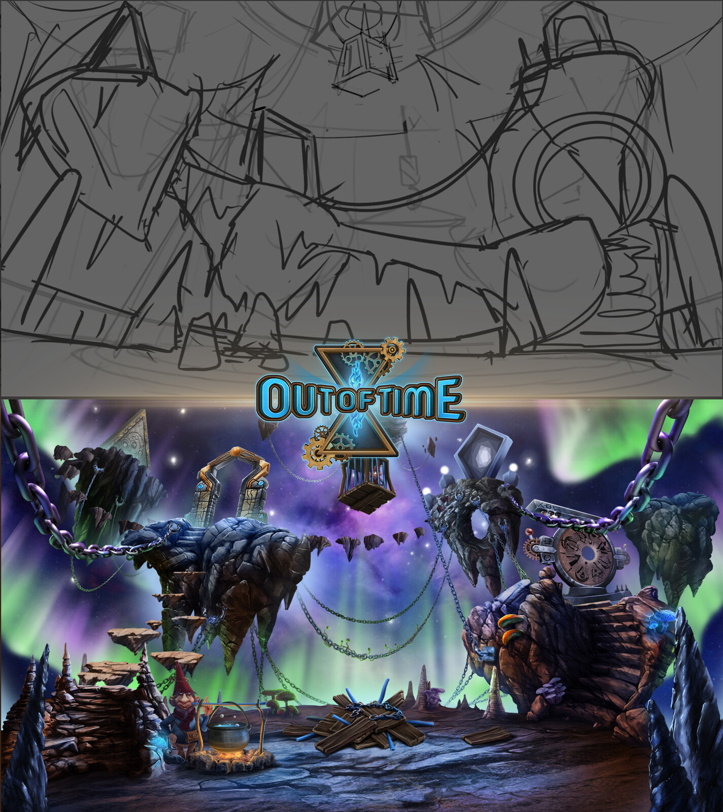 Vladimir Prodanovic - Out of Time from concept to scene