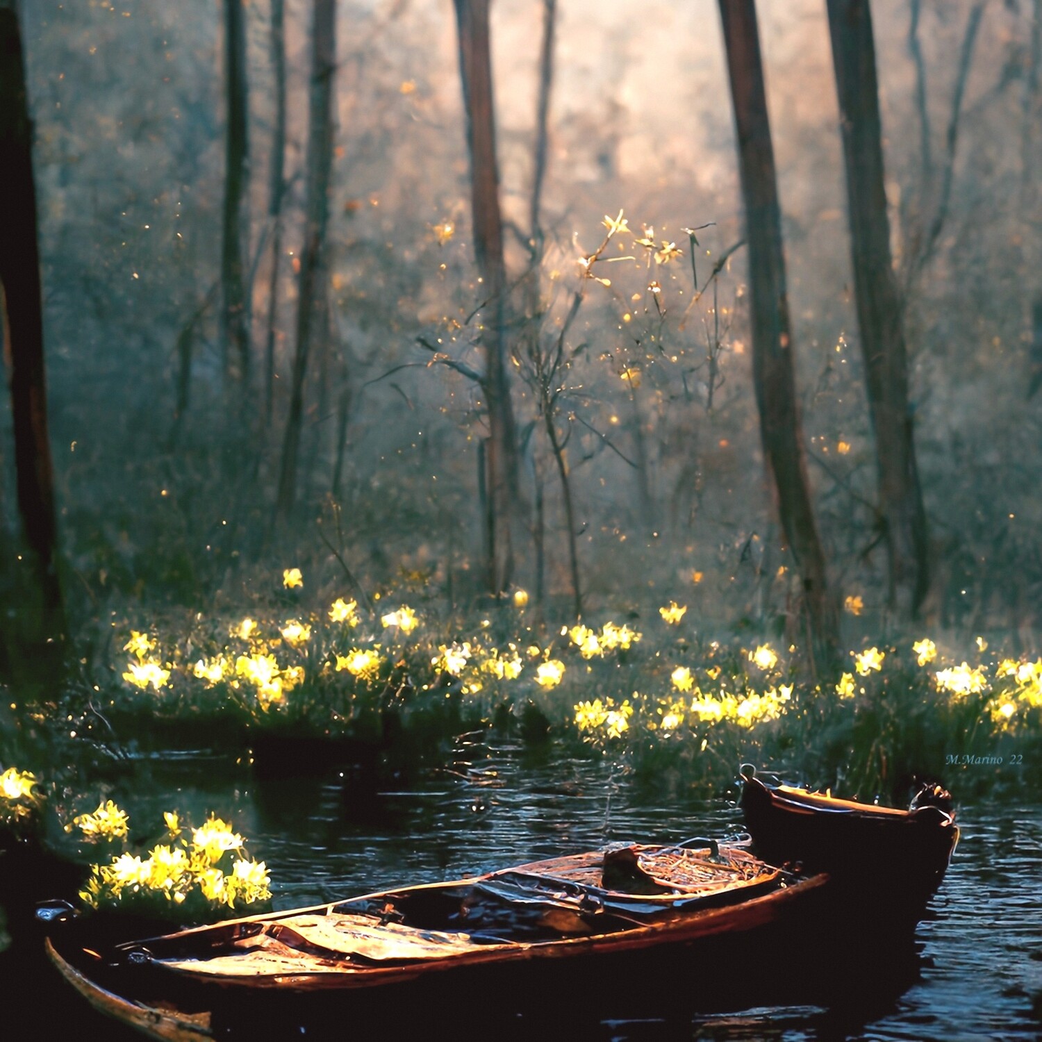 ArtStation - Romantic old rowing boat