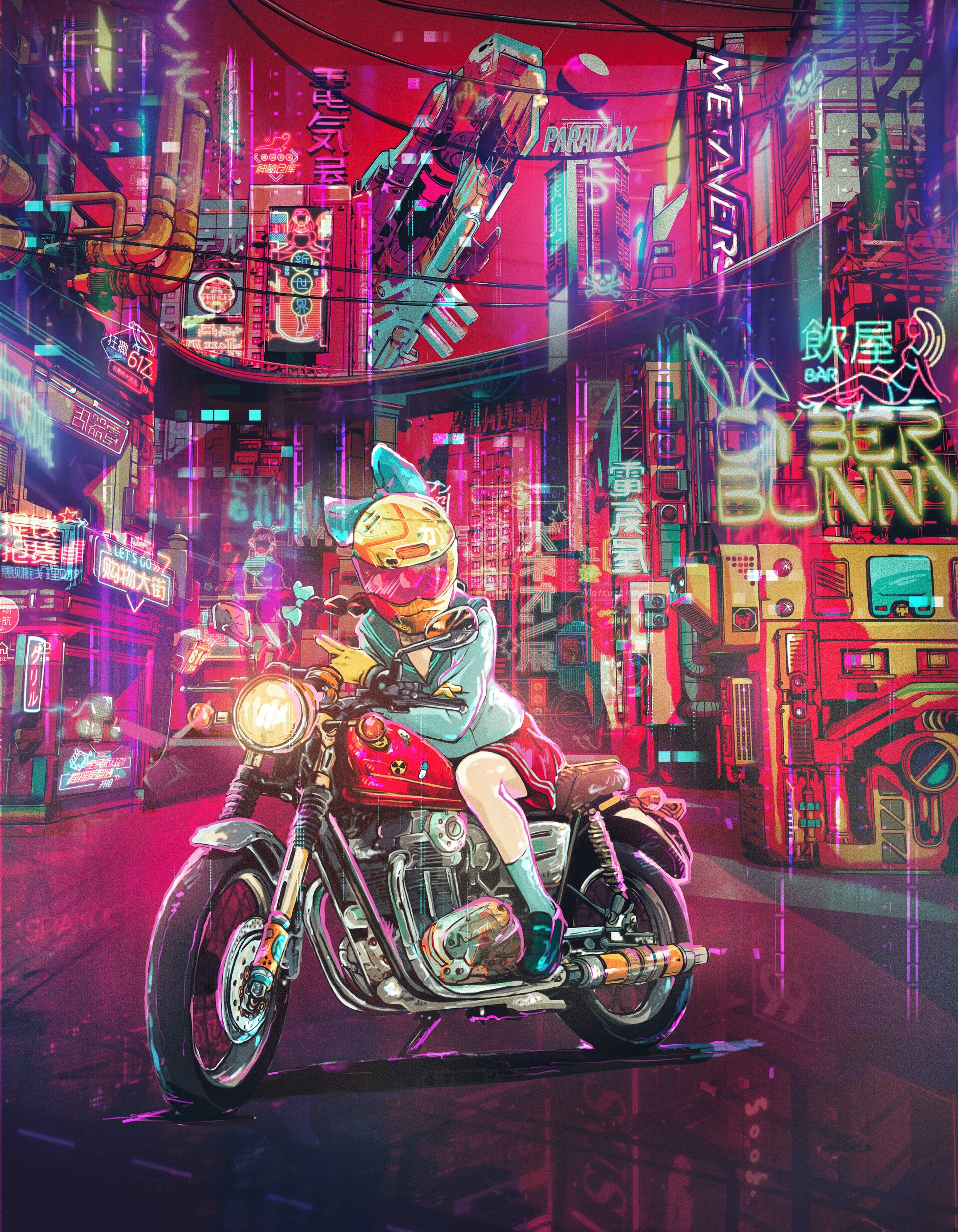 ArtStation - Cities of the Red Night