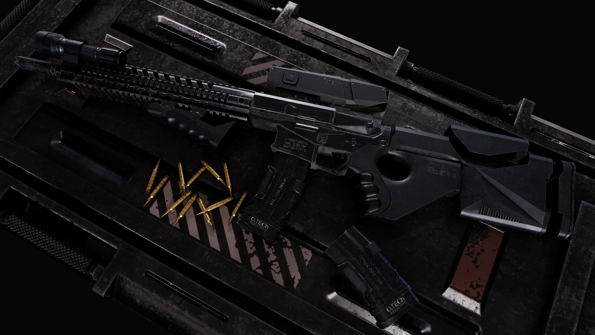 Fallout 3 Assault Rifle Art