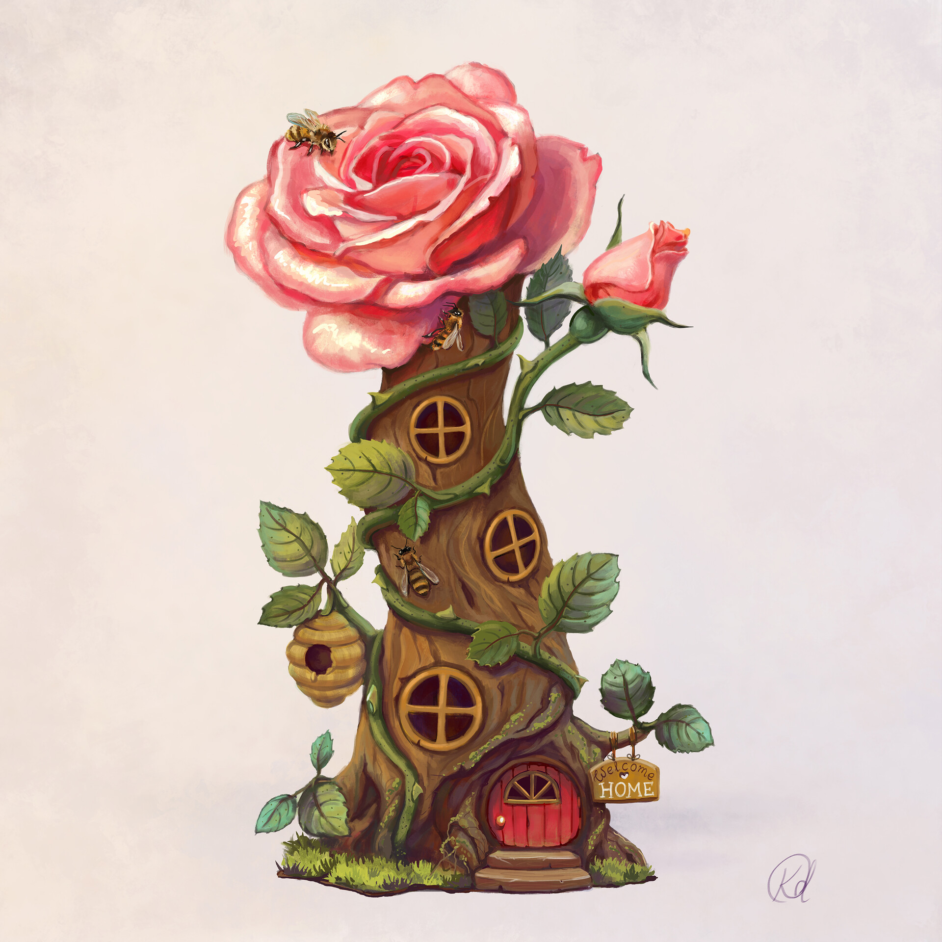 ArtStation - Rose house V.5