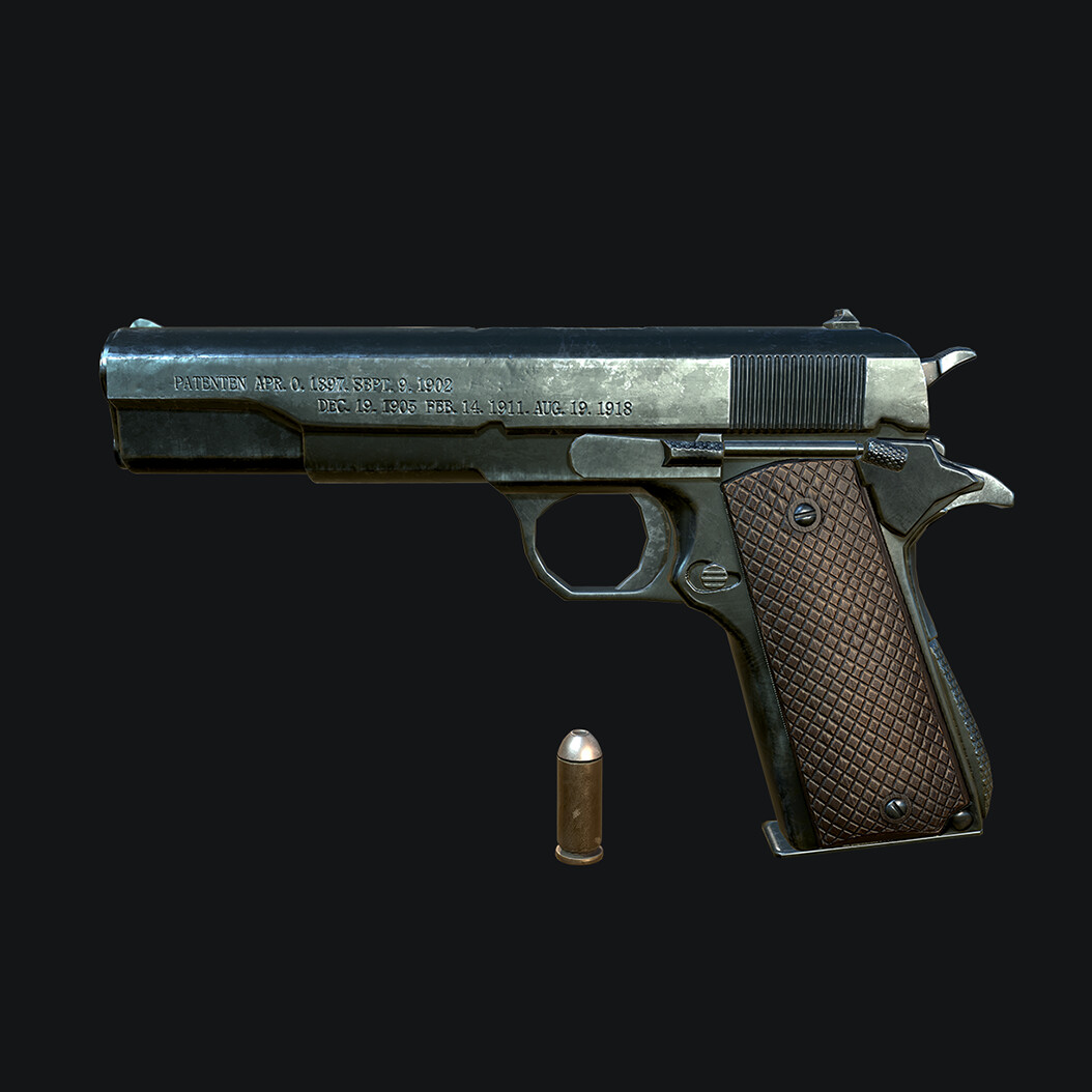 ArtStation - pistol gun