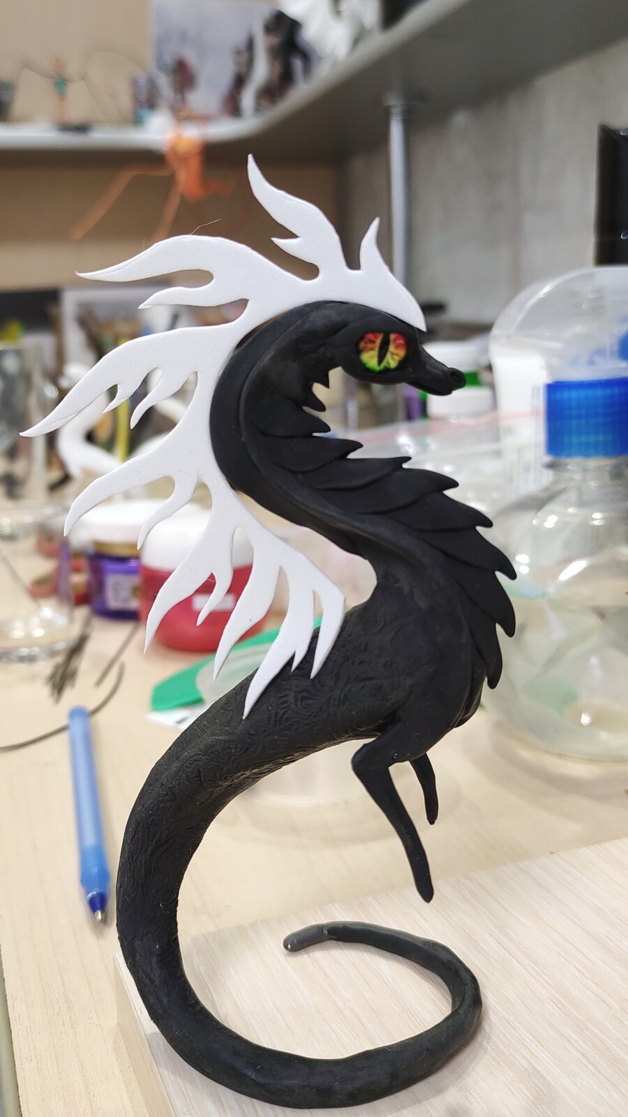 Marina Ustinova - How I make my dragons? Mini tutorial.