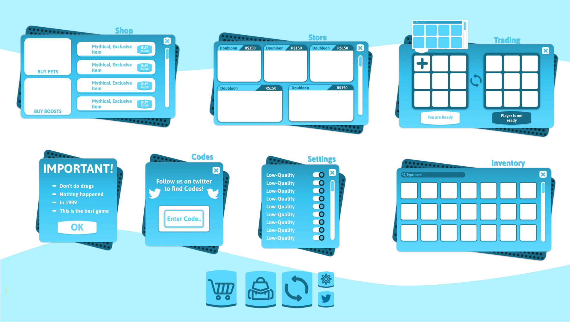 ArtStation - Simulator UI Design
