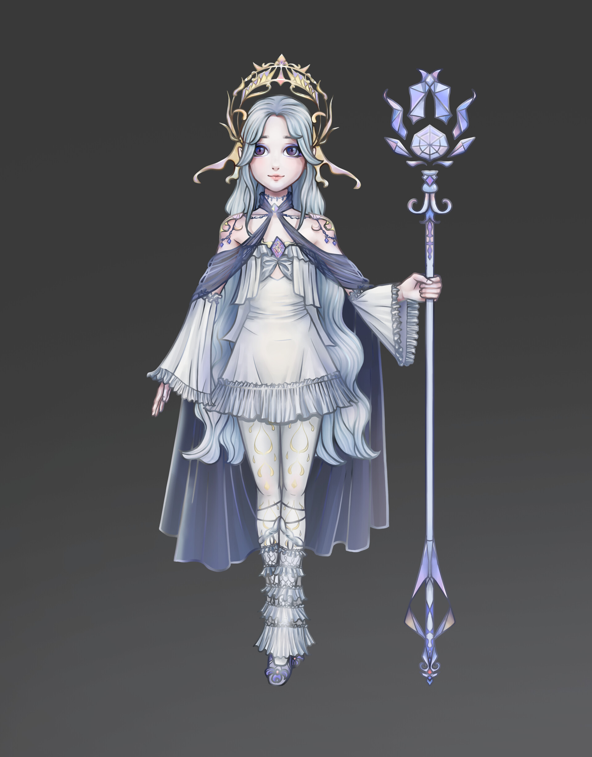 ArtStation - Dragon priestess design