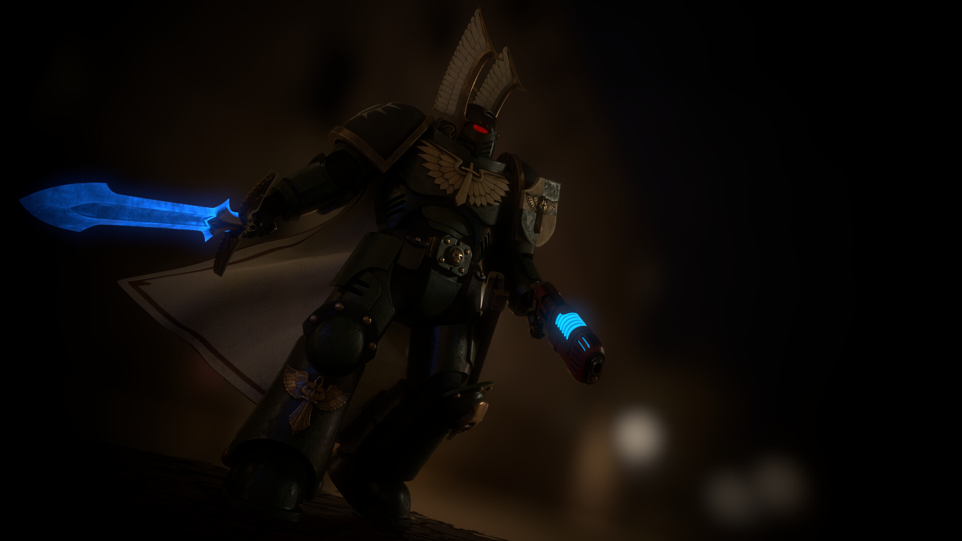 ArtStation - Warhammer: Dark Angels primaris master