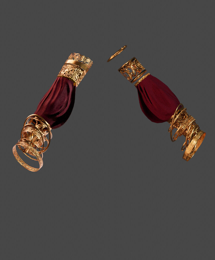 ArtStation - Handmade Arm Accessories (Game Ready 3D Asset)