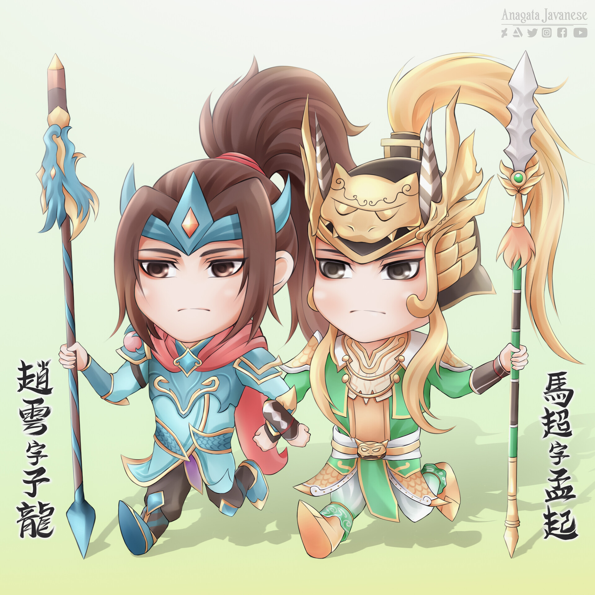 ArtStation - Zilong MLBB & Ma Chao Dynasty Warriors 7