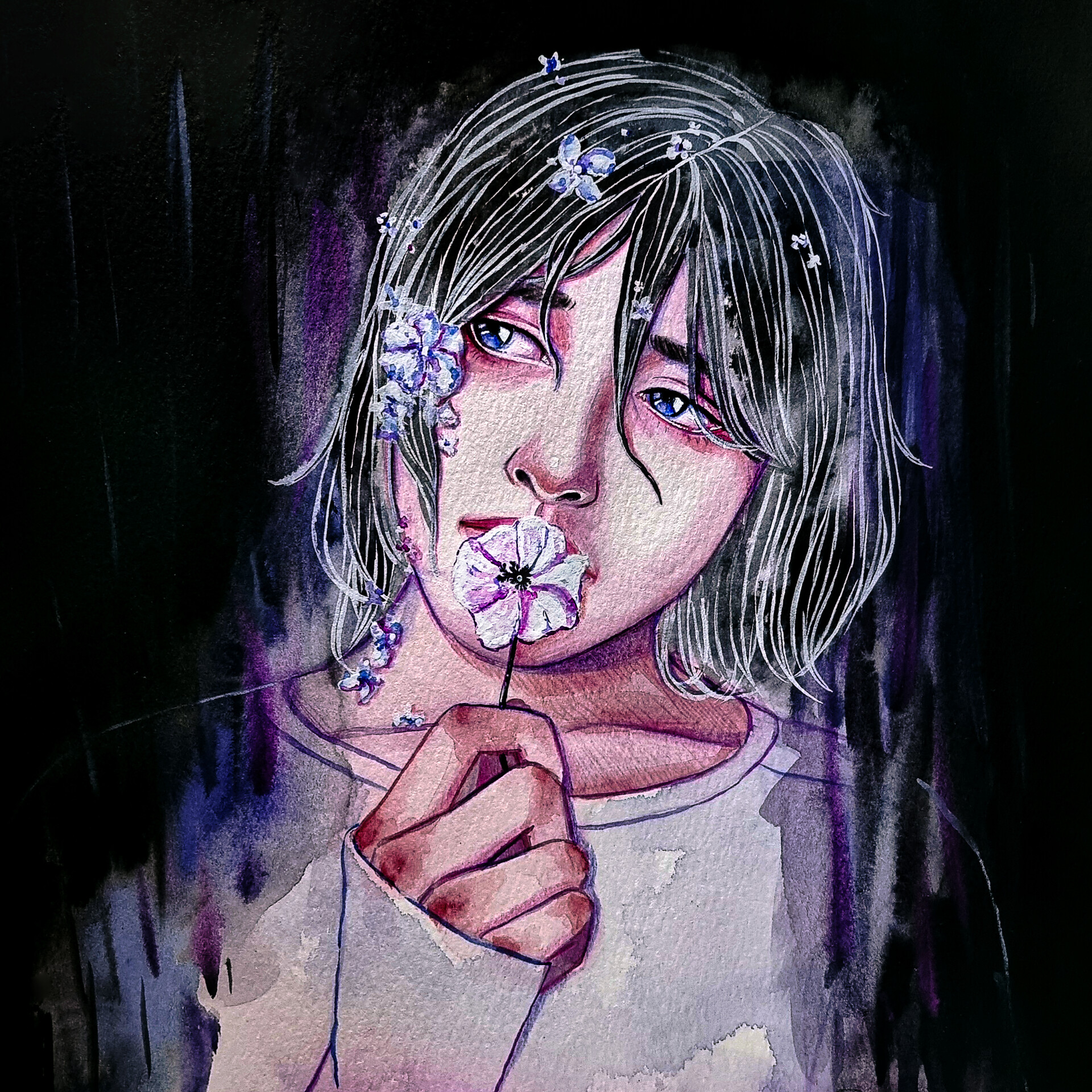 ArtStation - Flowers' sadness