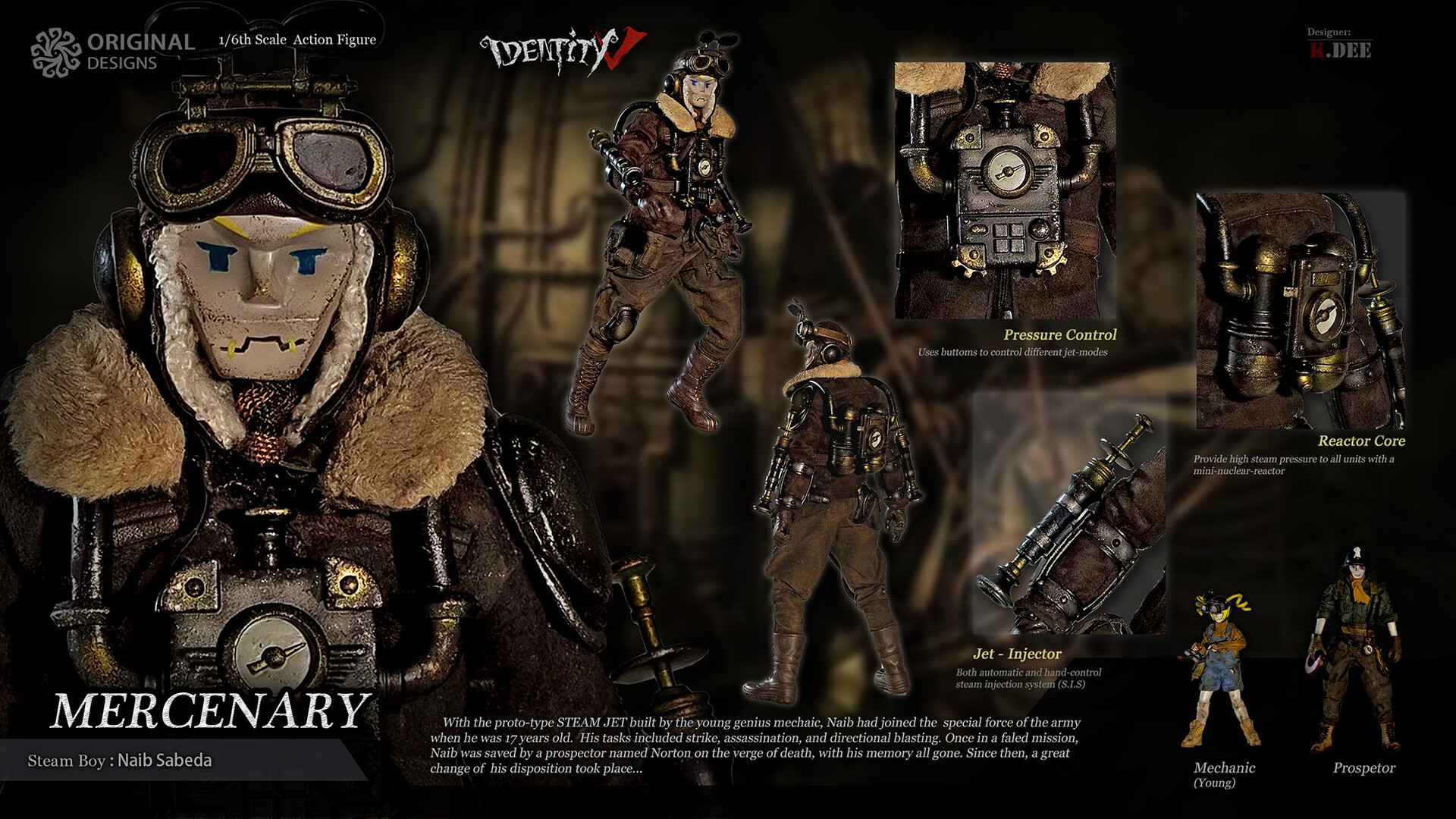 ArtStation - 1/6 Identity V Character : Mercenary