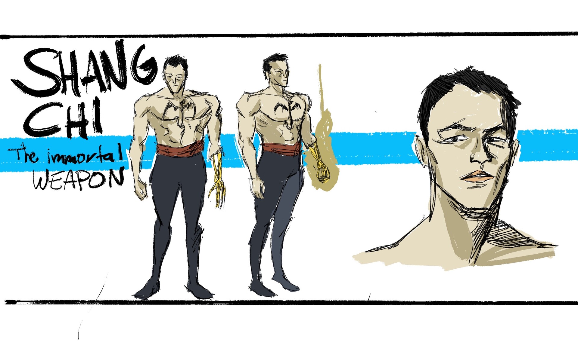 ArtStation - Shang-Chi Iron Fist design