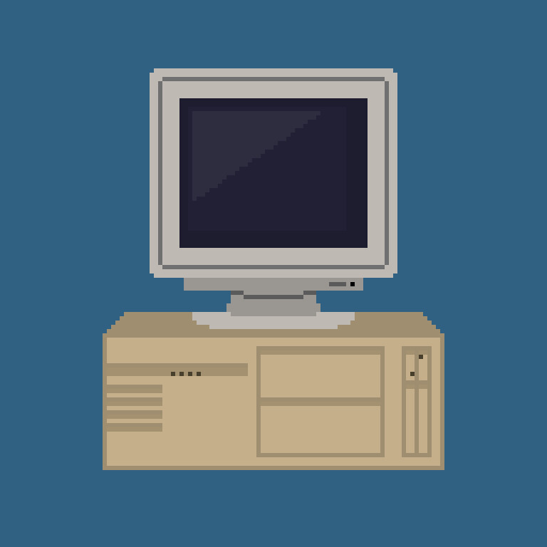 ArtStation - An Old Computer