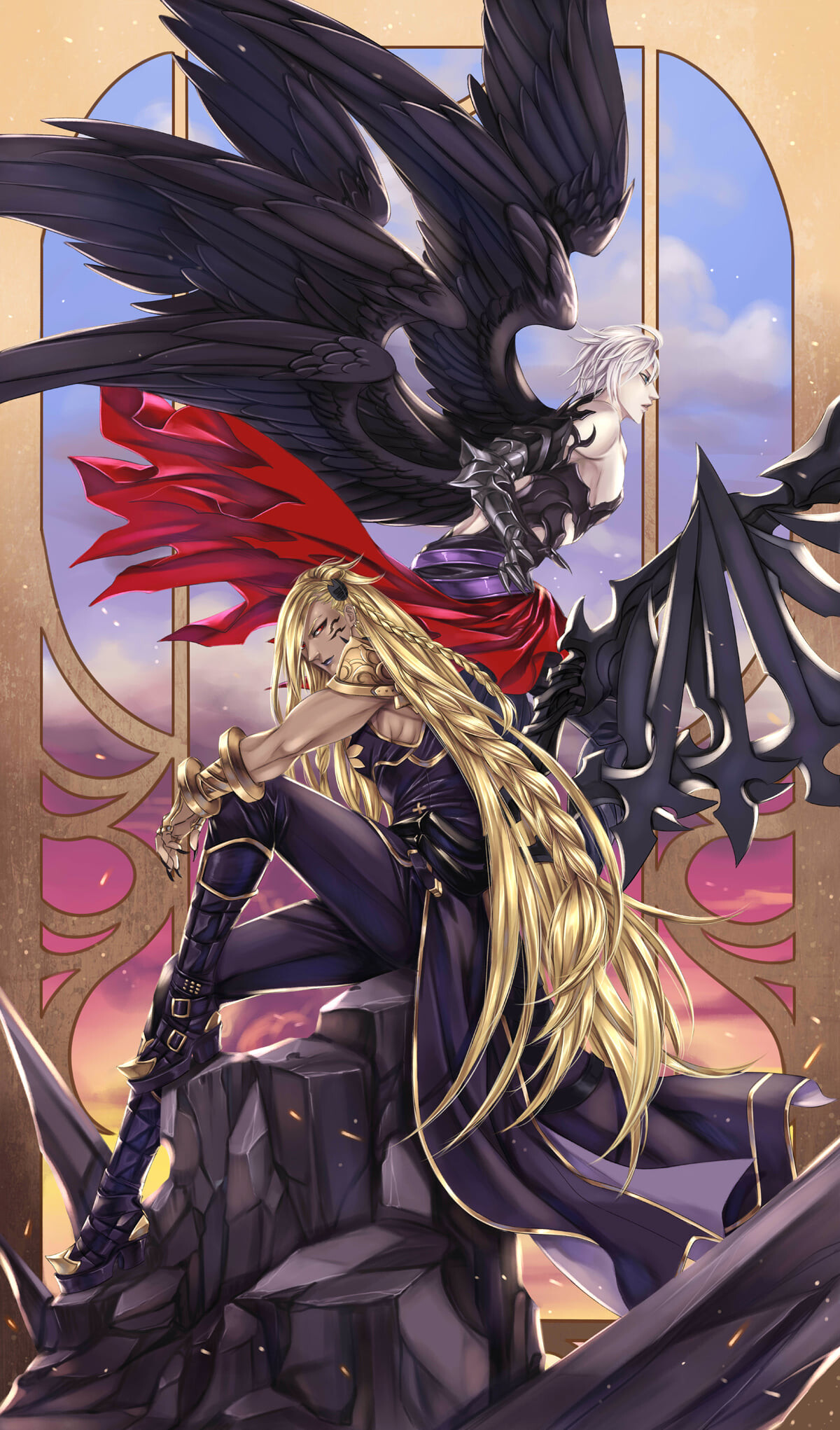 ArtStation - character concept game/comic cover