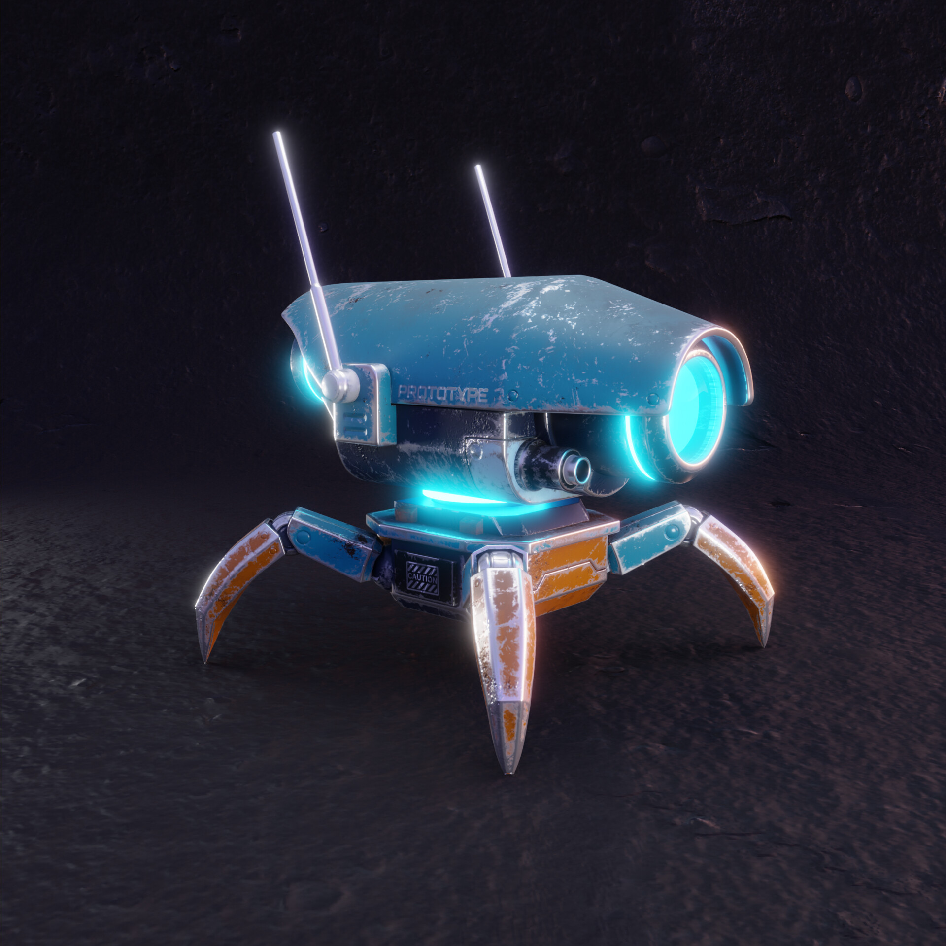 ArtStation - Ciber Mini Spider