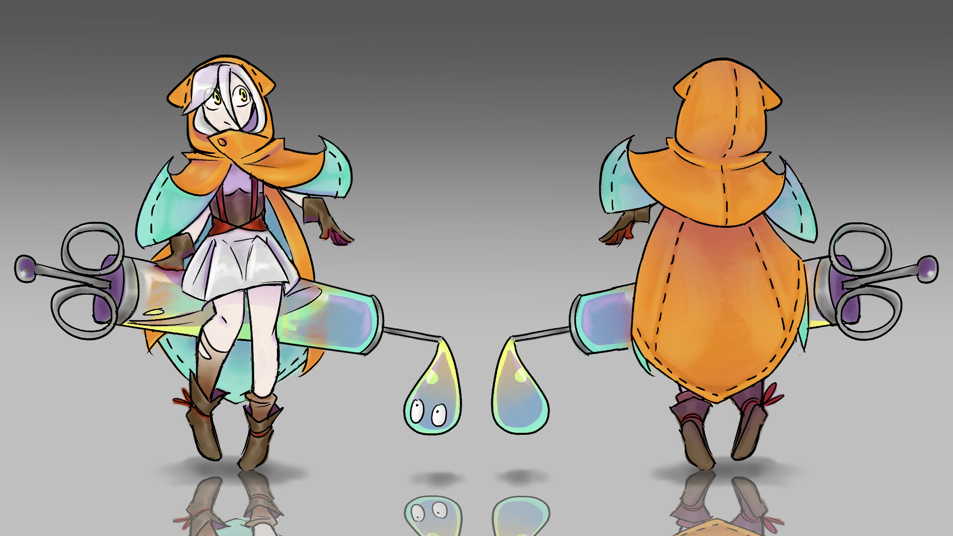 ArtStation - Syringe Slime Girl