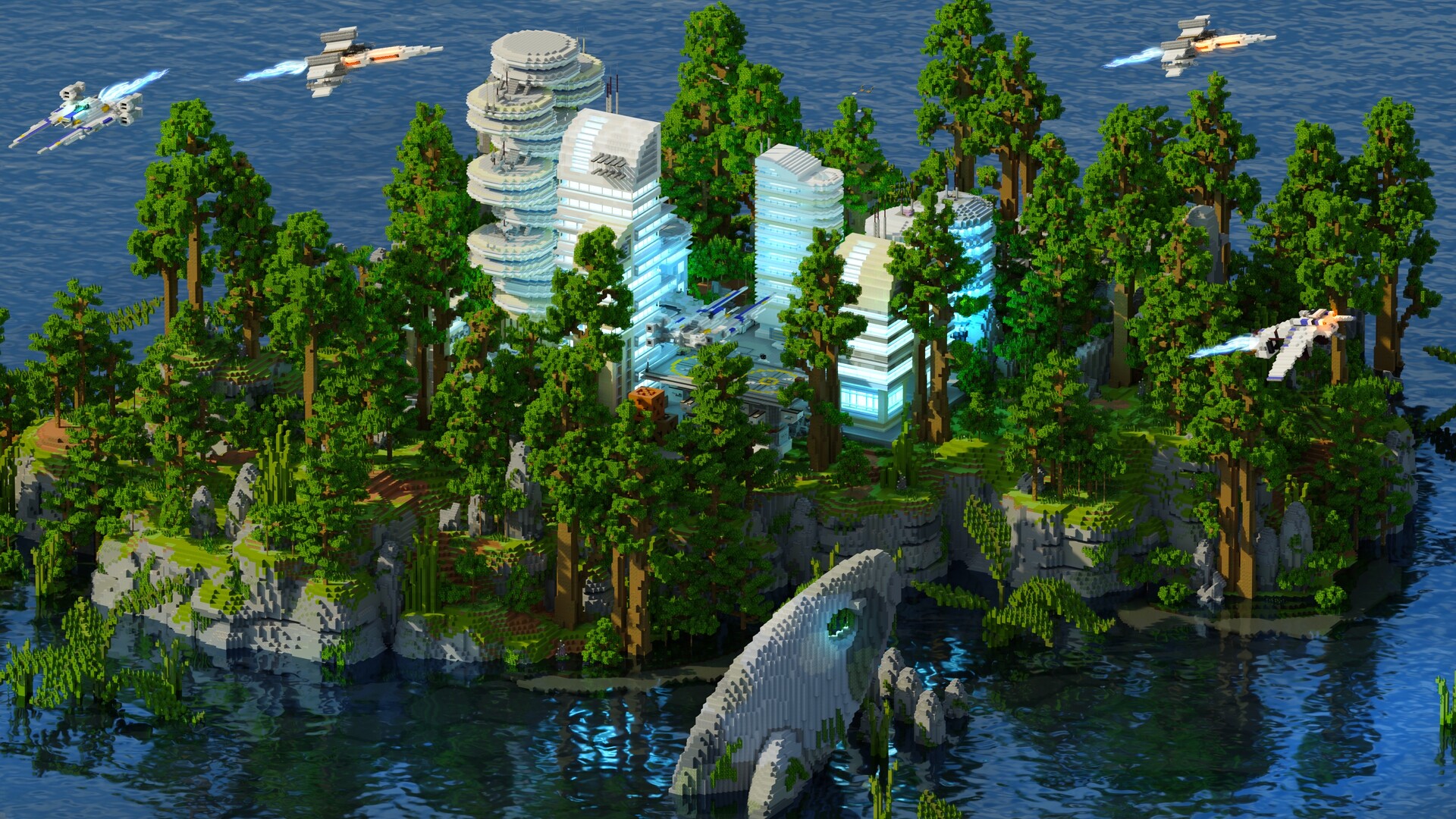 RoLLiB - Fantastic City Torus | Minecraft Visualization