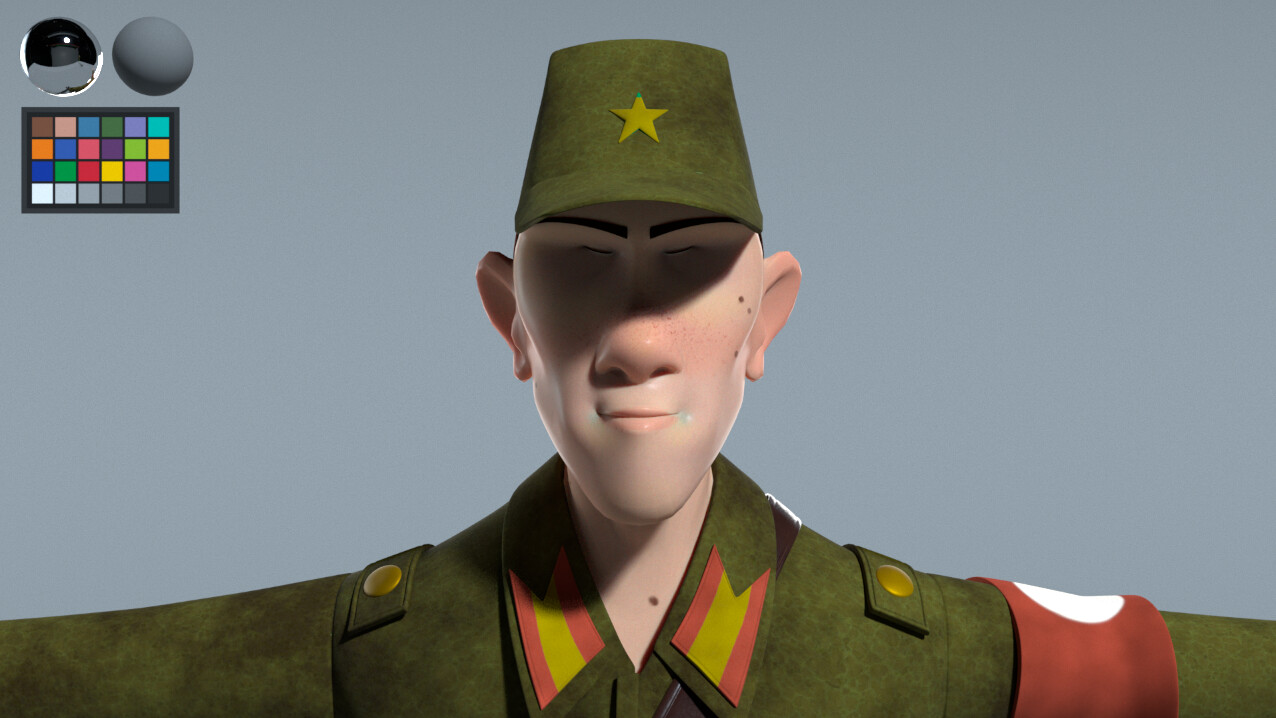 ArtStation - Soldier Texturing