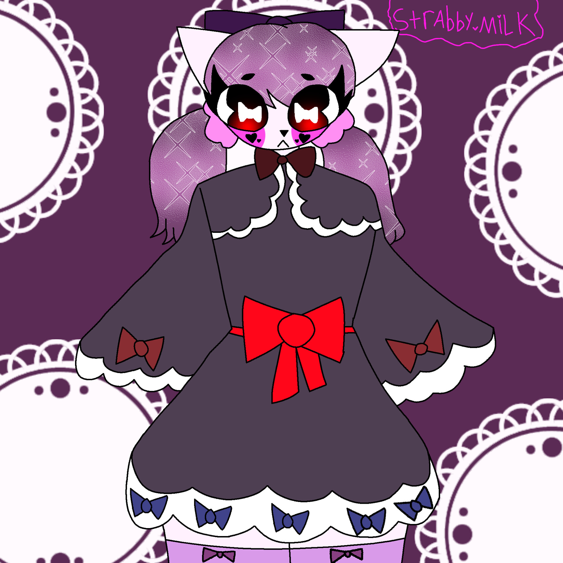 ArtStation - ribbon kitty