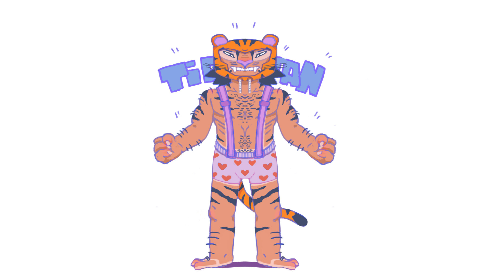 ArtStation - Tiger Man