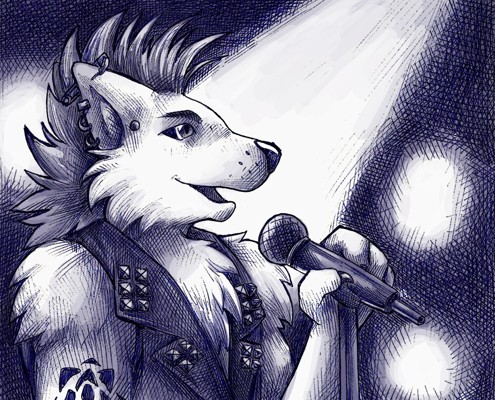 ArtStation - commission: furry singer