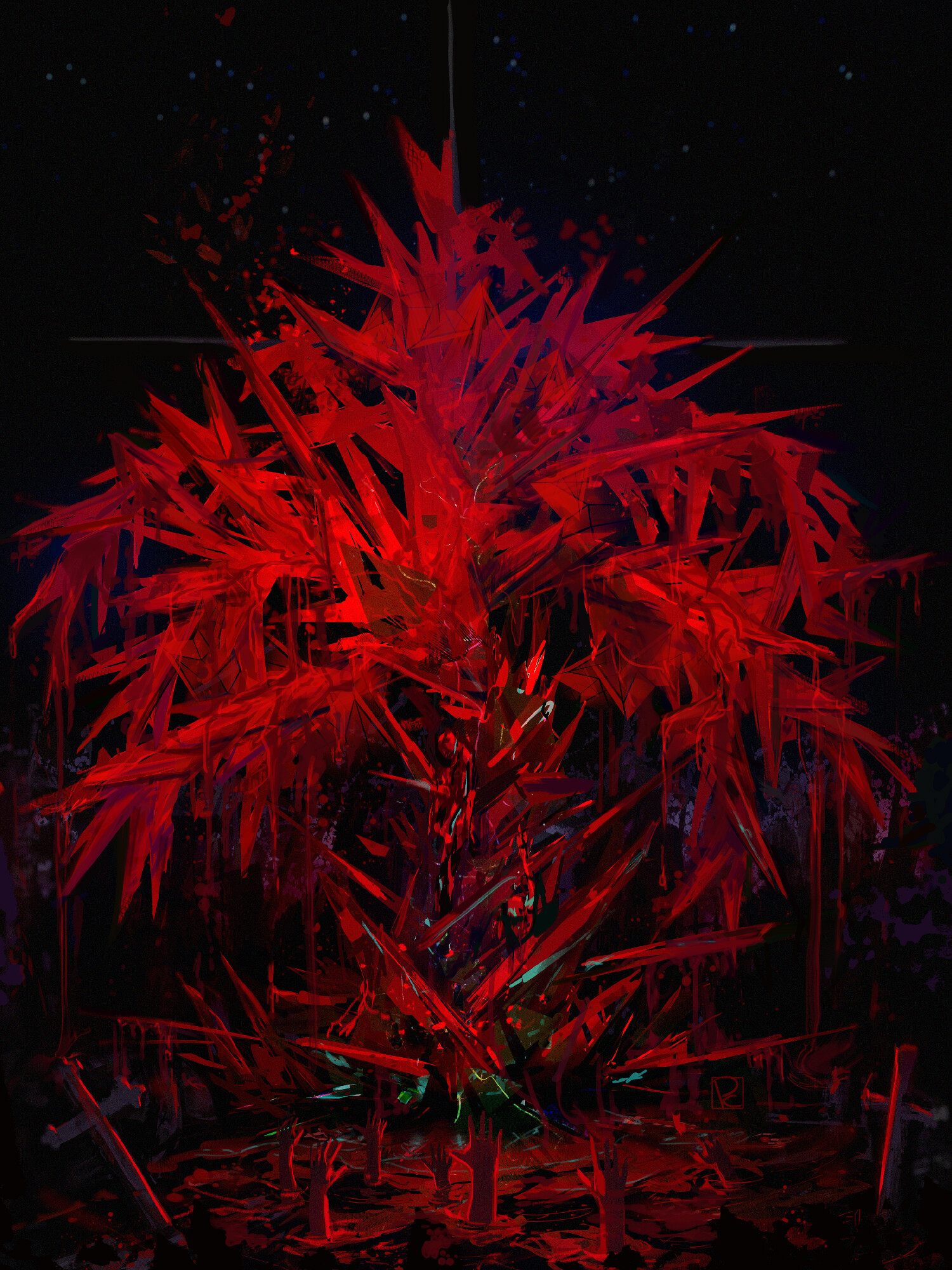 ArtStation - Dead crystal tree