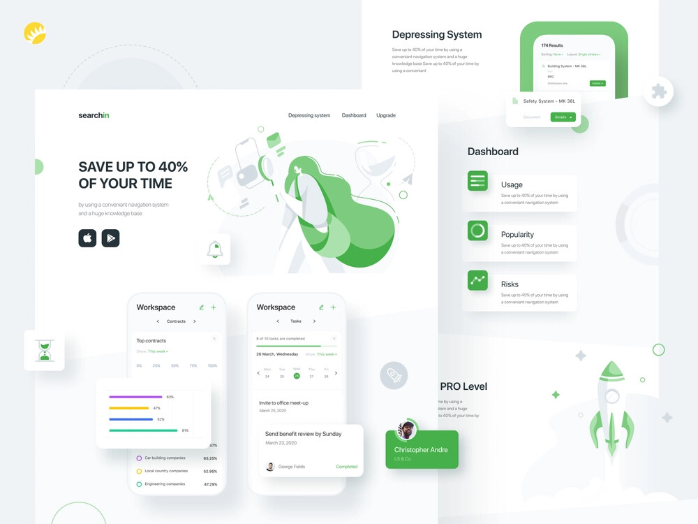 ArtStation - IHS Project - landing page