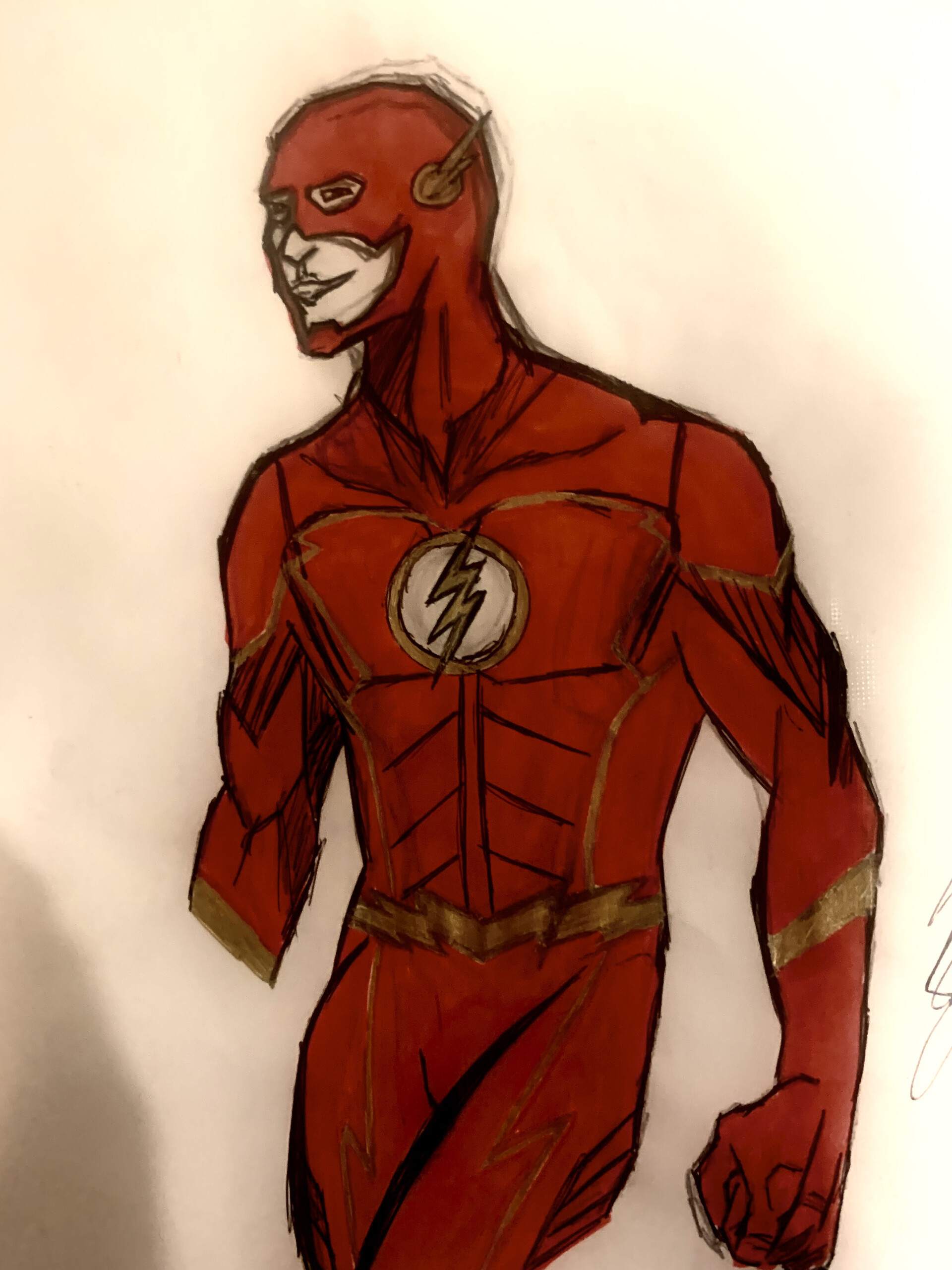 ArtStation - The Flash Full body Artwork