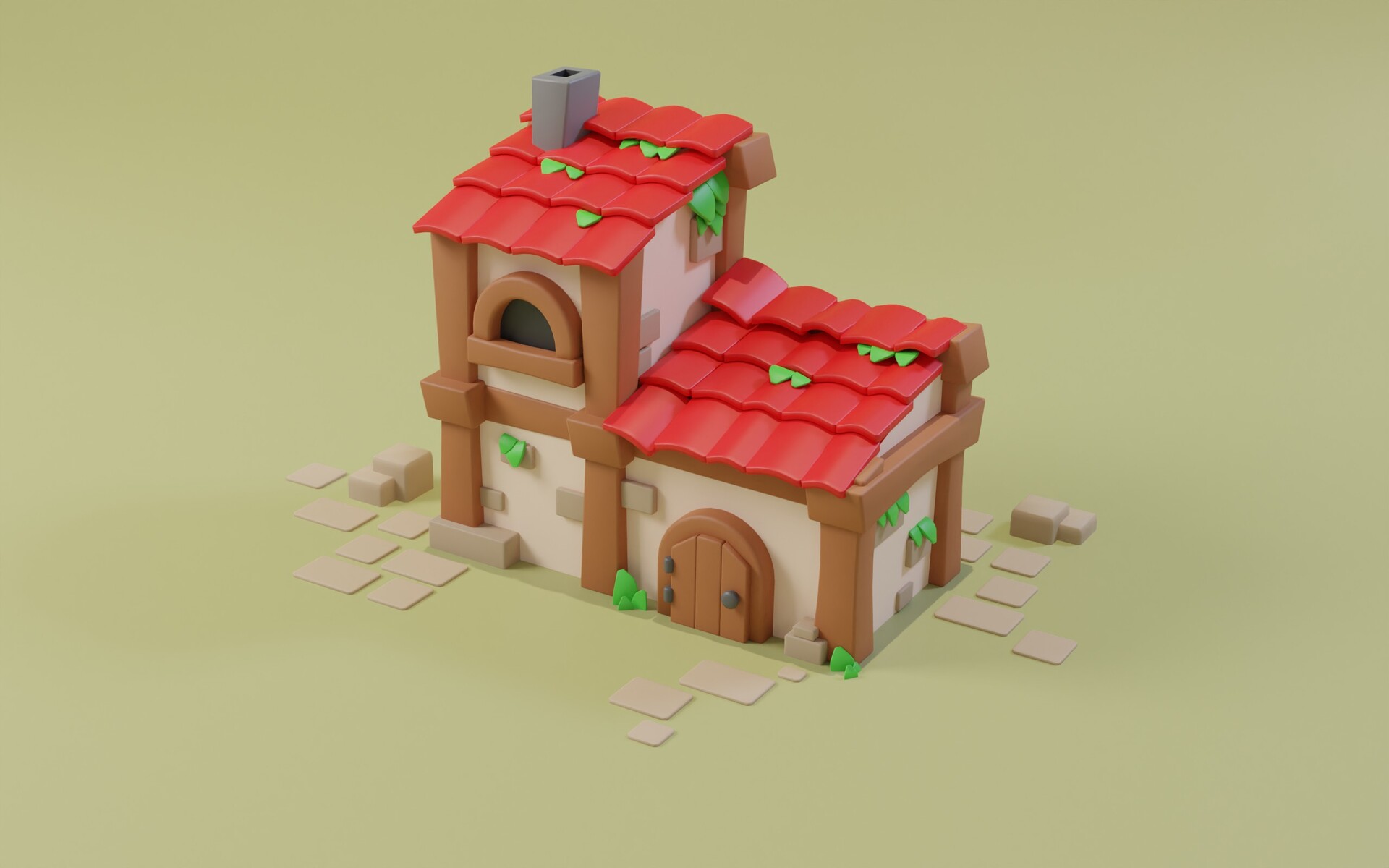 ArtStation - Overgrown House