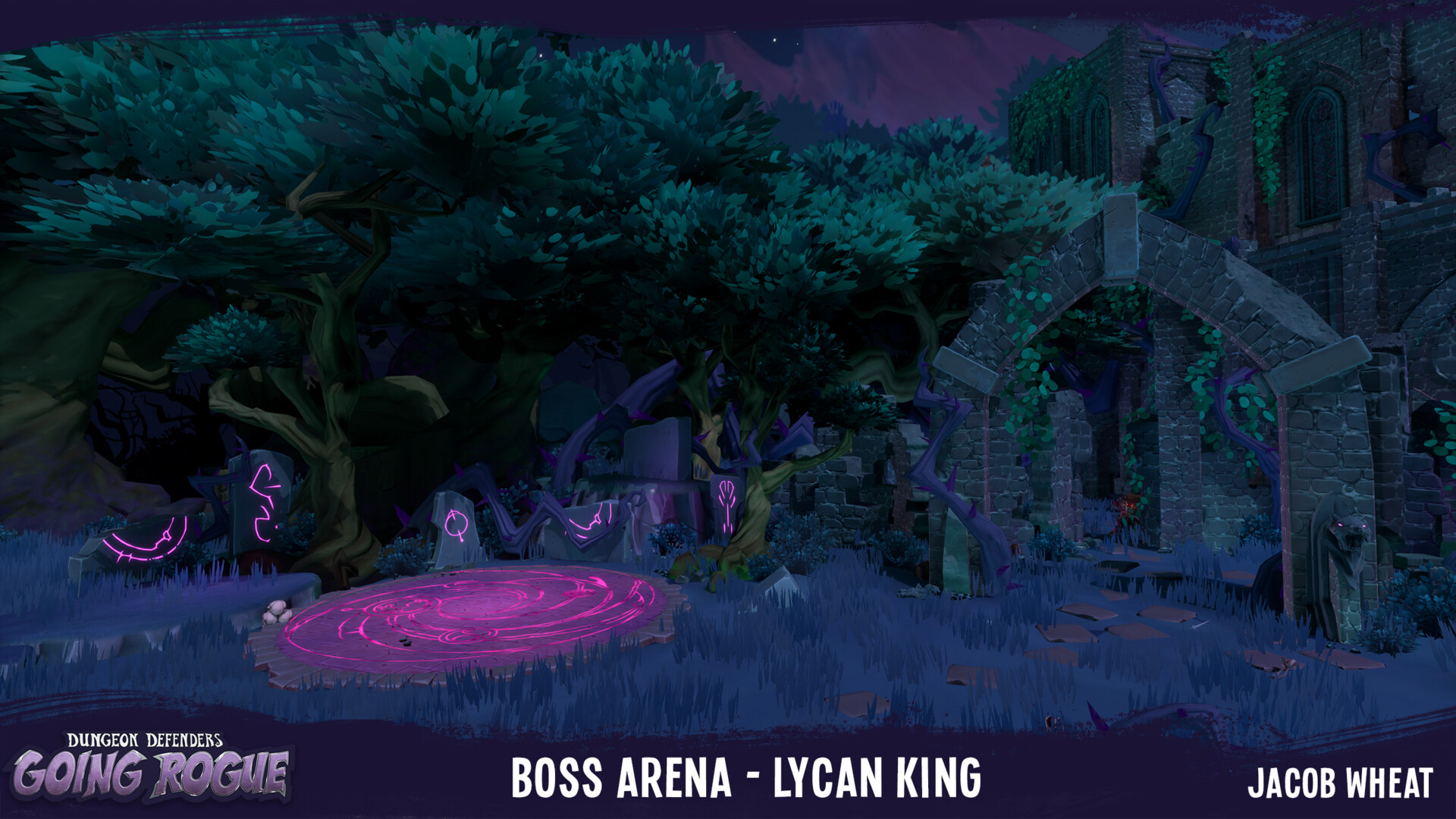 Jacob Wheat Environment Artist - Lycan King Boss Arena - Dungeon ...