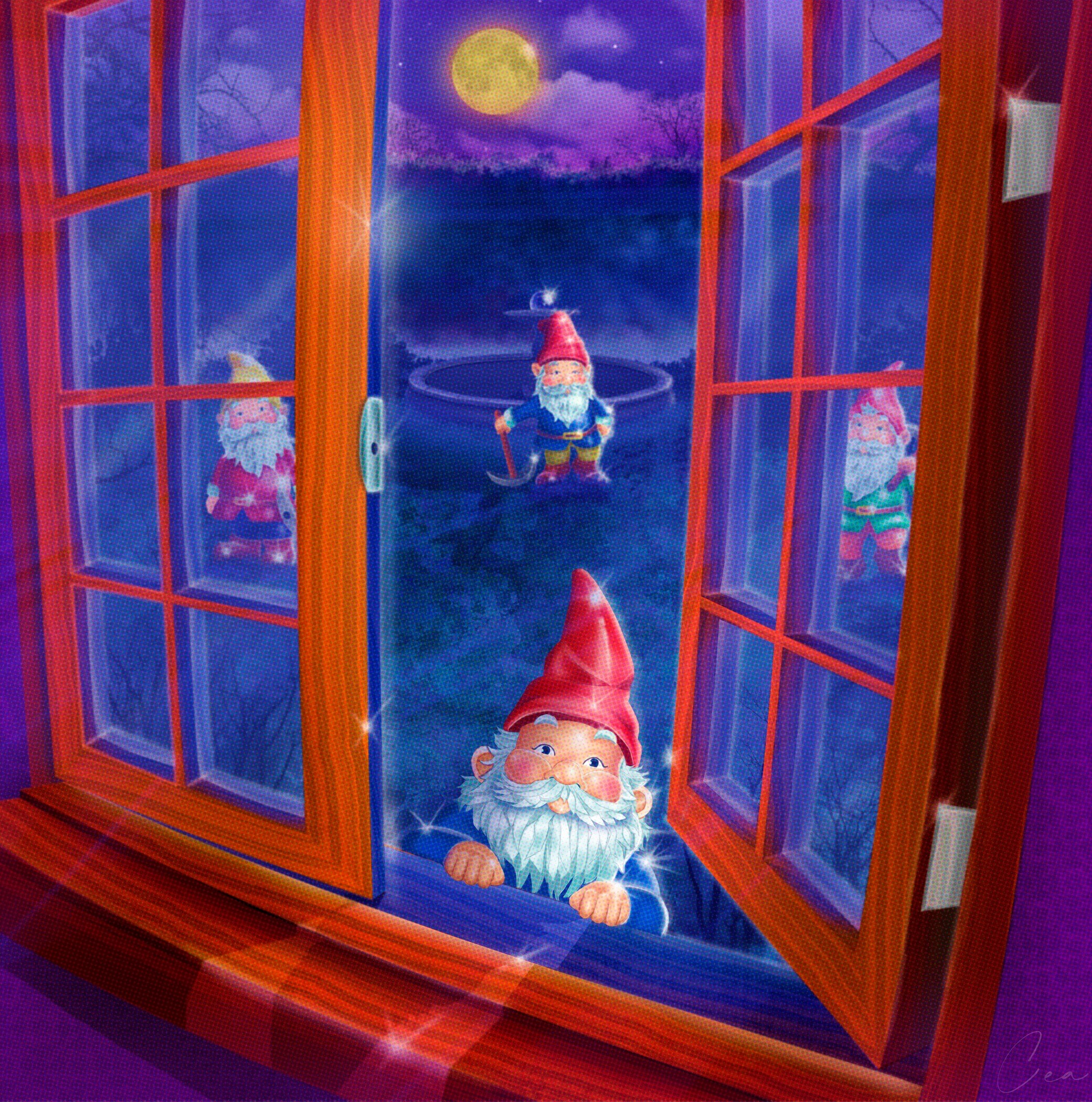 ArtStation - Lawn Gnomes Are Alive!