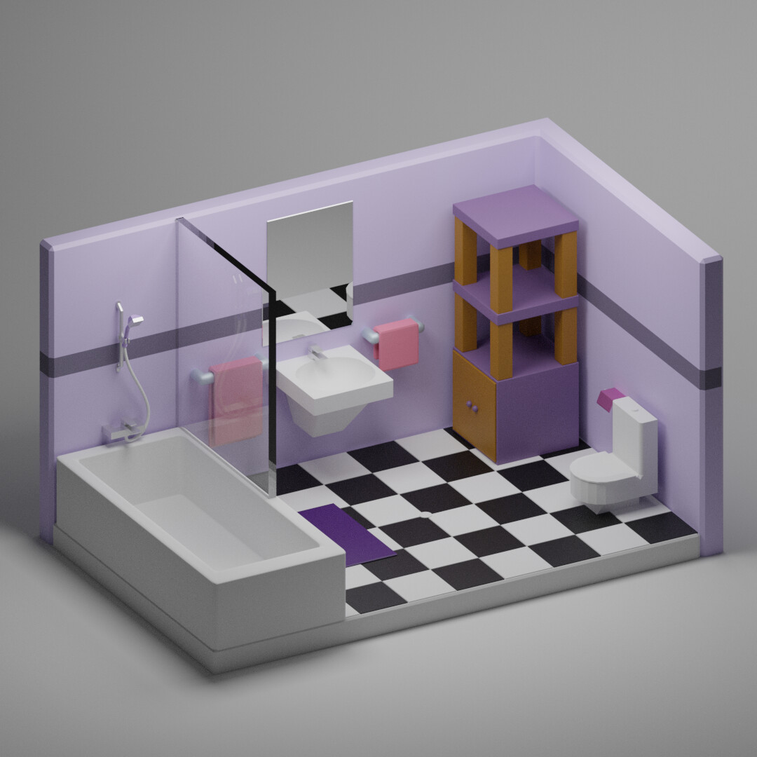 ArtStation - Isometric Room Nº2