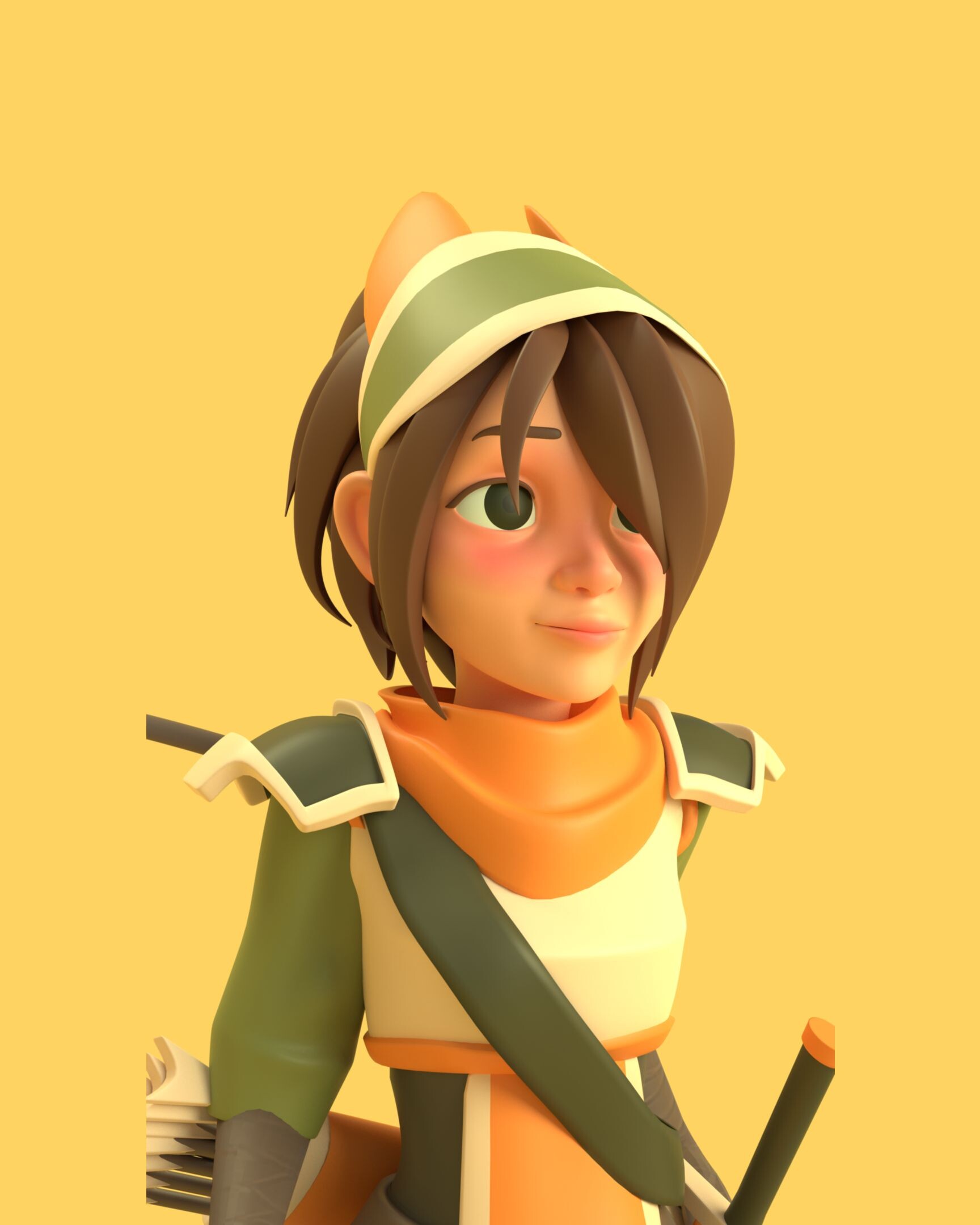 ArtStation - The huntress Model