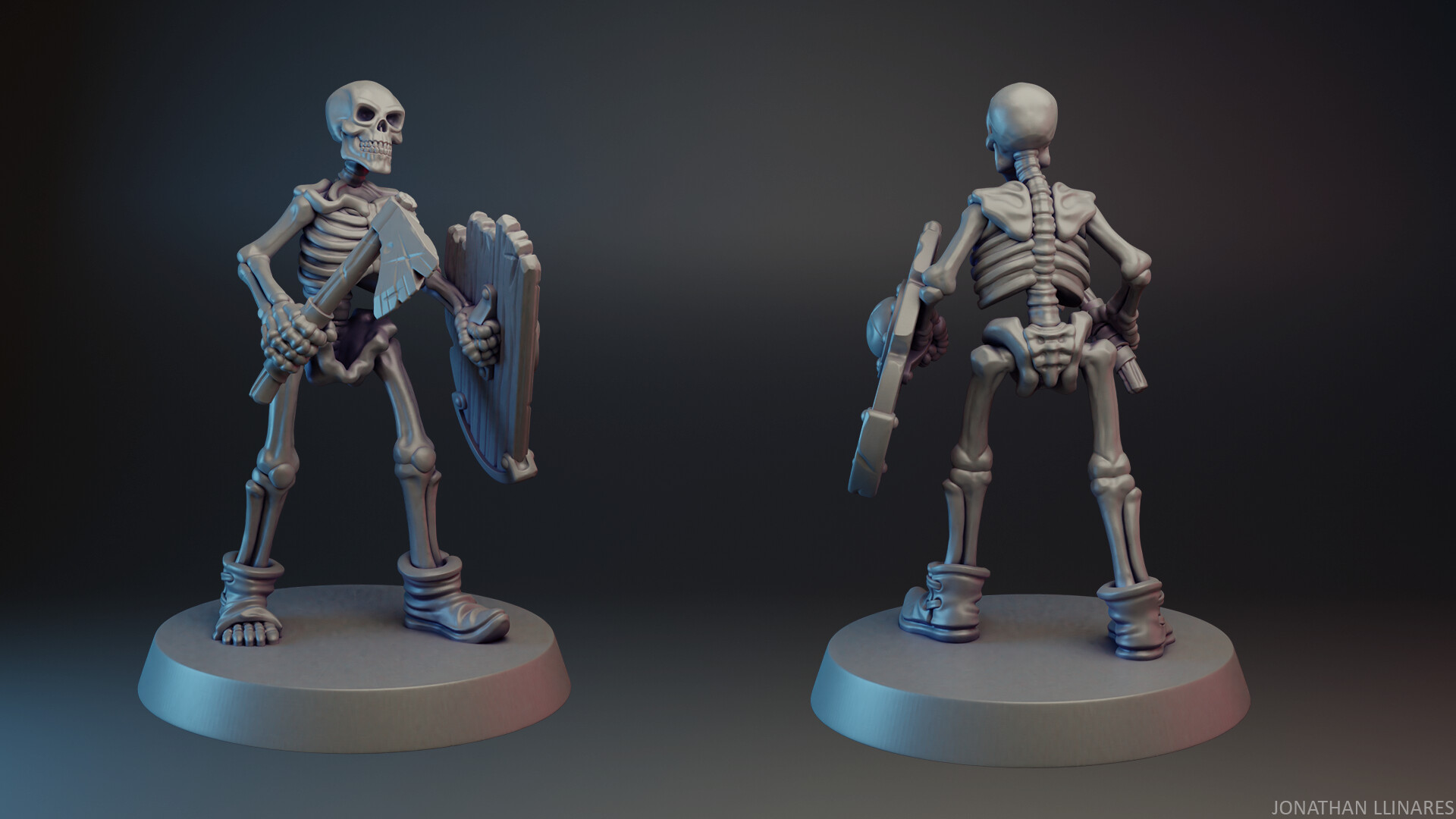 Jonathan Llinares - Skeleton warriors miniatures - Vae Victis Miniatures