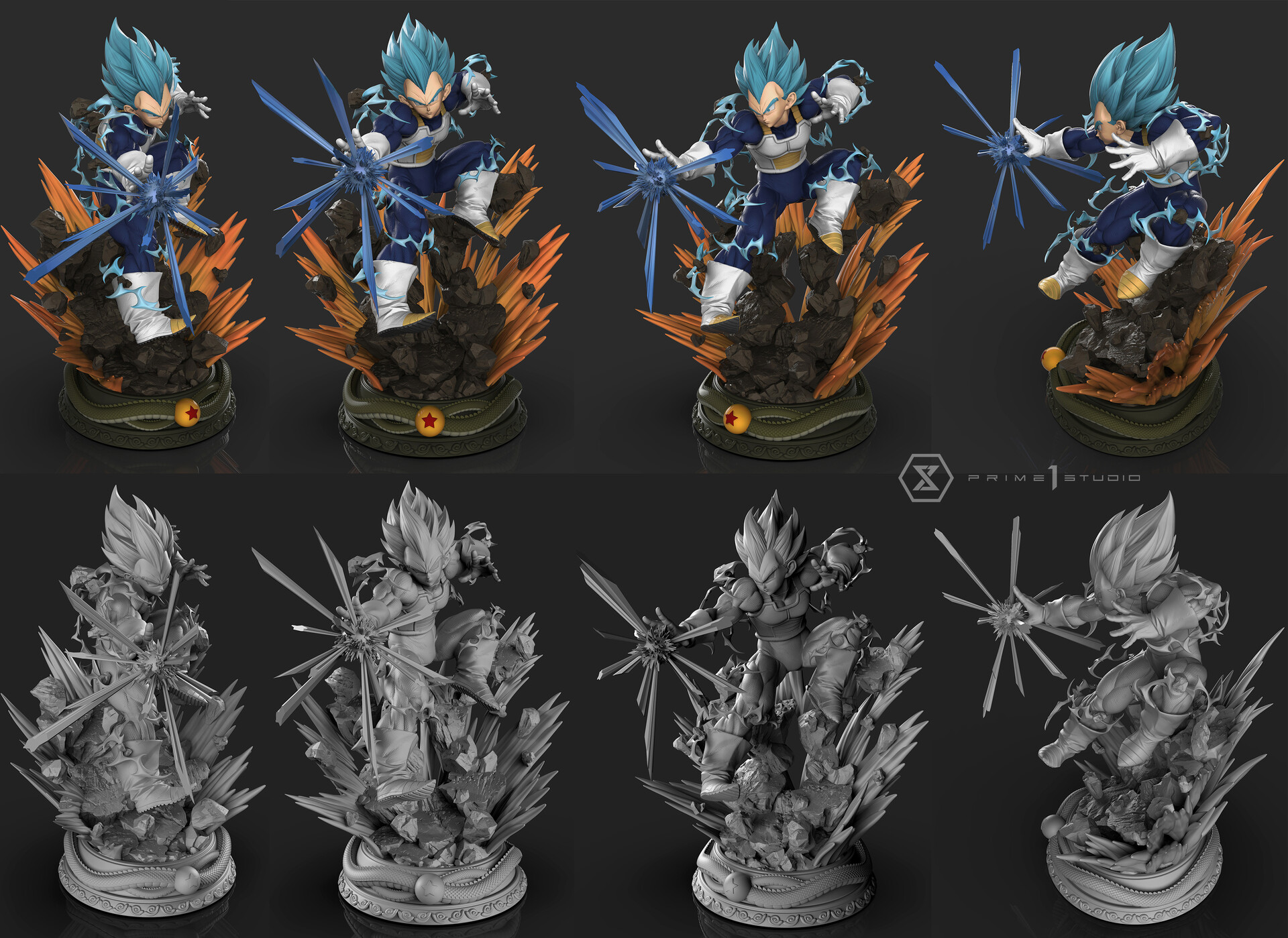 ArtStation - Prime 1 studio - Vegeta (zbrush)