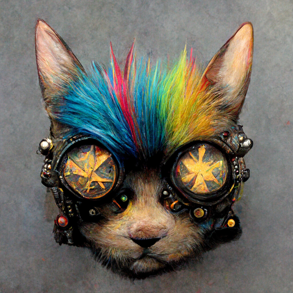 ArtStation - Steampunk cat