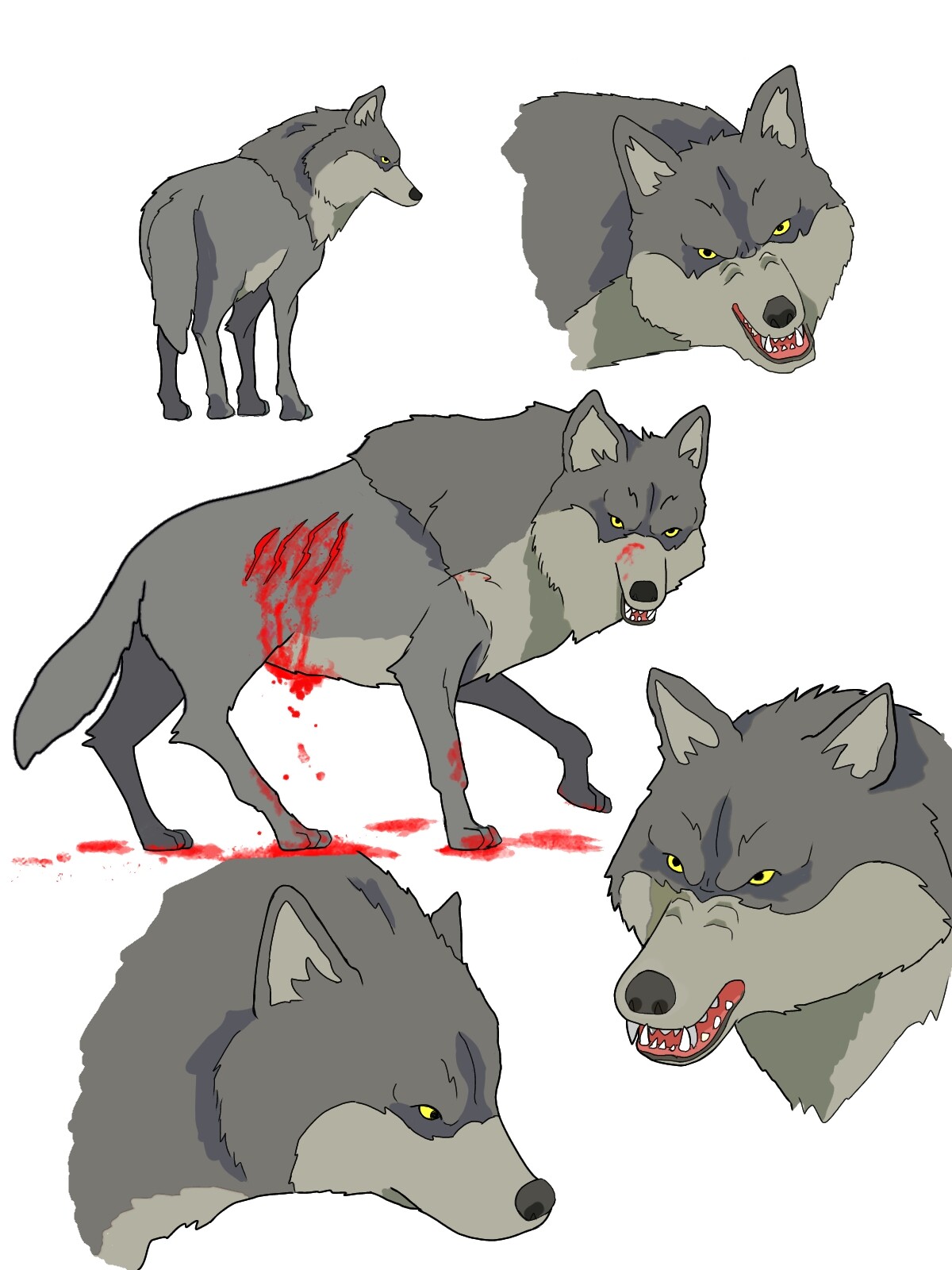deviantart wolf base