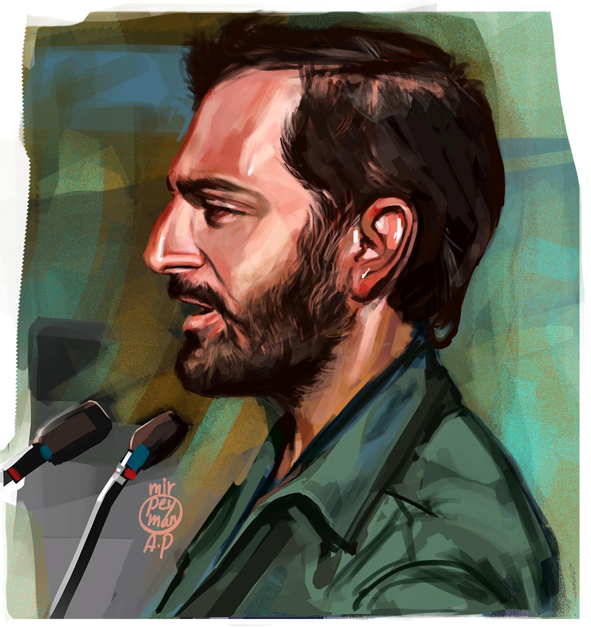 ArtStation - iranian warior