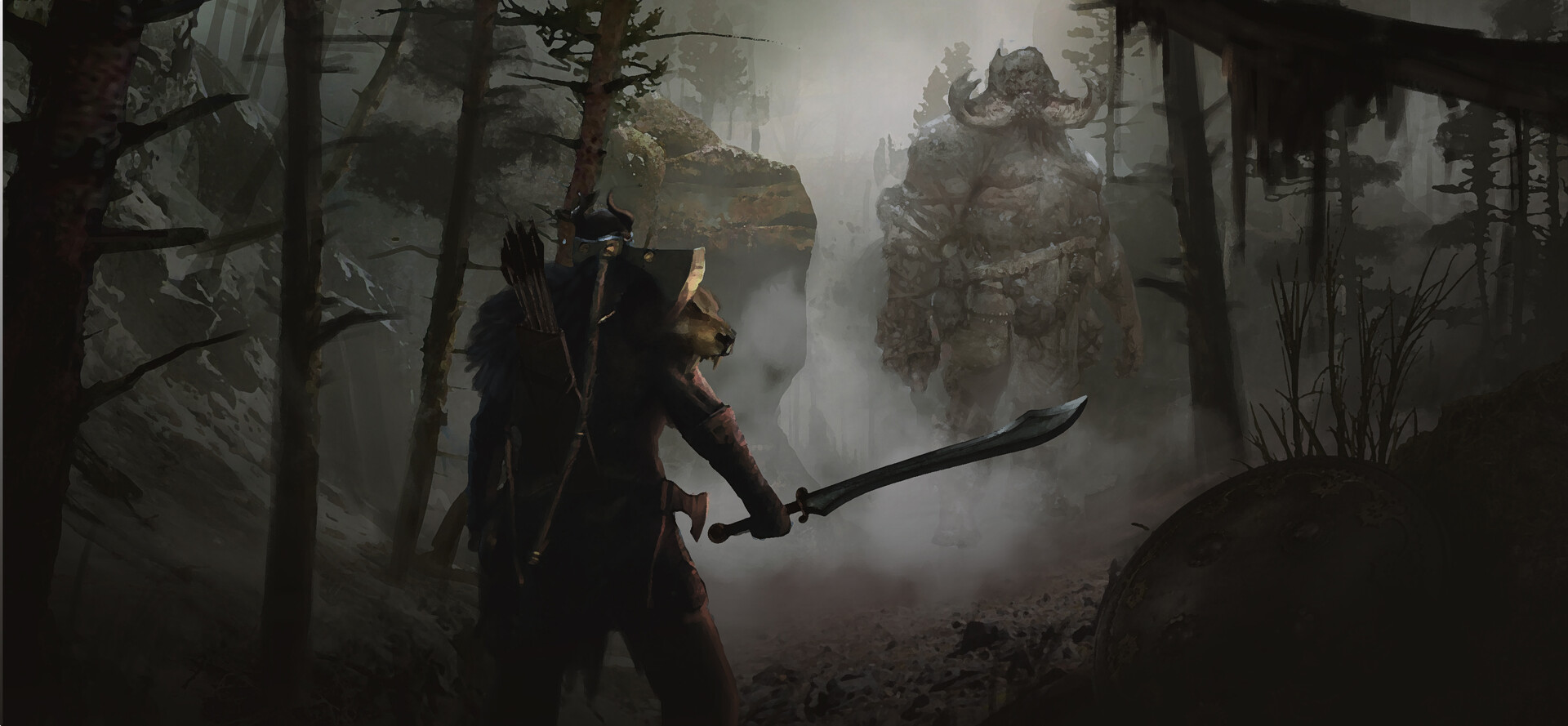 ArtStation - Rostam fight