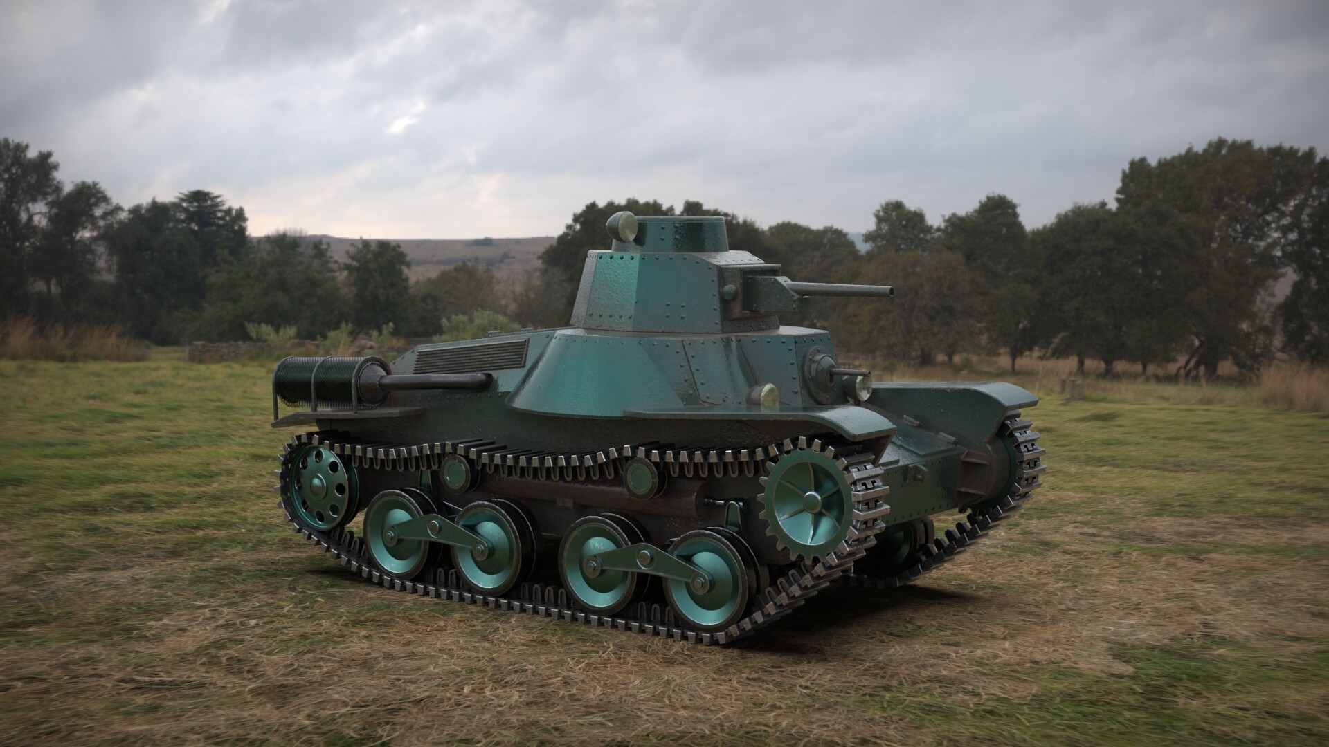 ArtStation - Type 95 Ha-Go