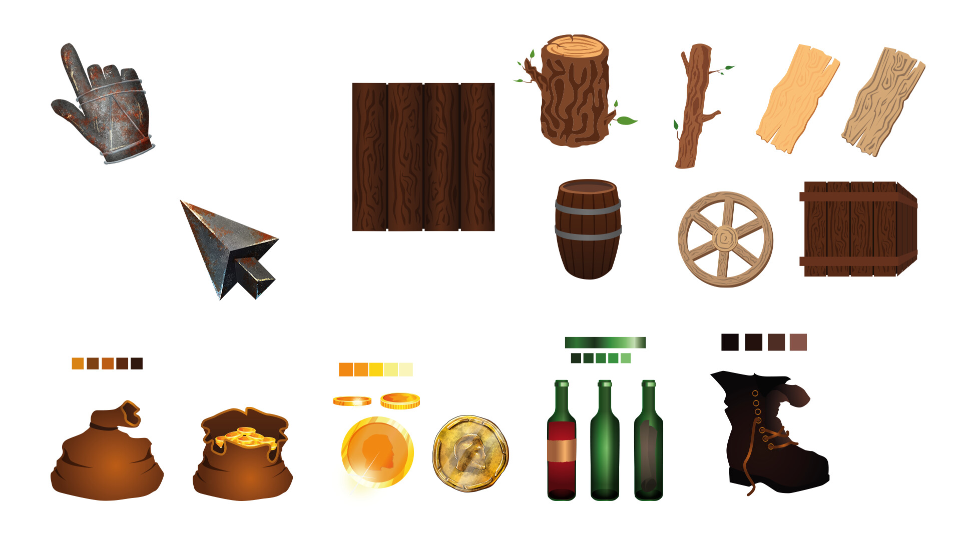 ArtStation - Dreadful River - 2D Assets