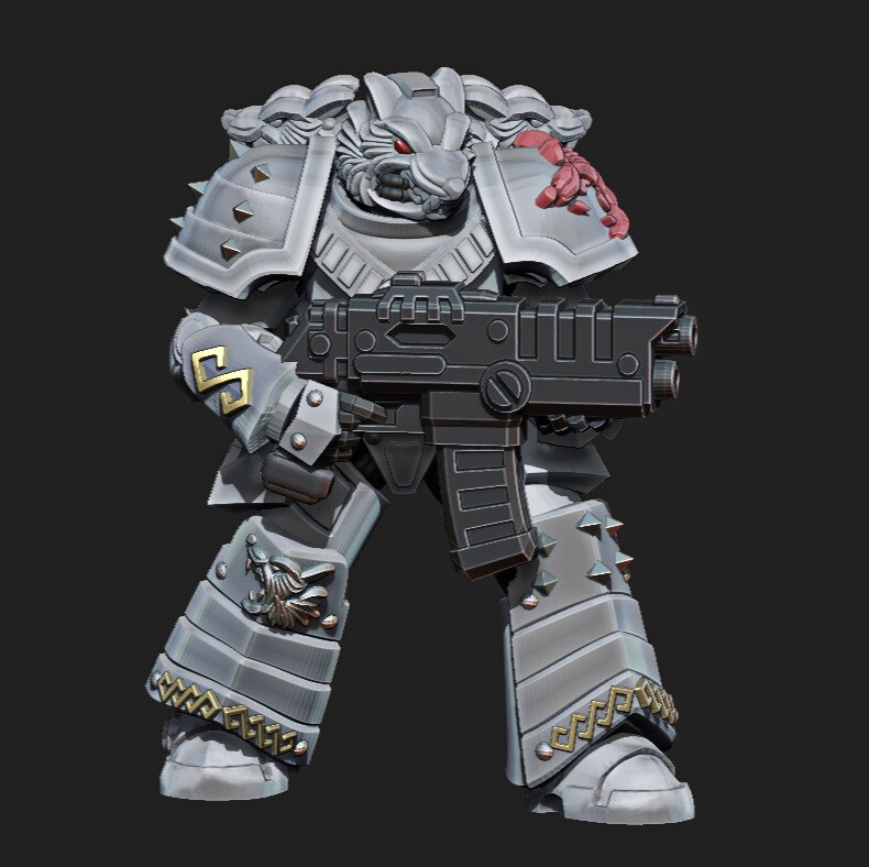 ArtStation - Sci-fi viking