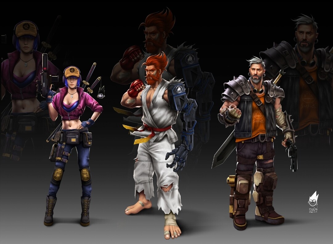 ArtStation - - selection characters | ep/1/2/3