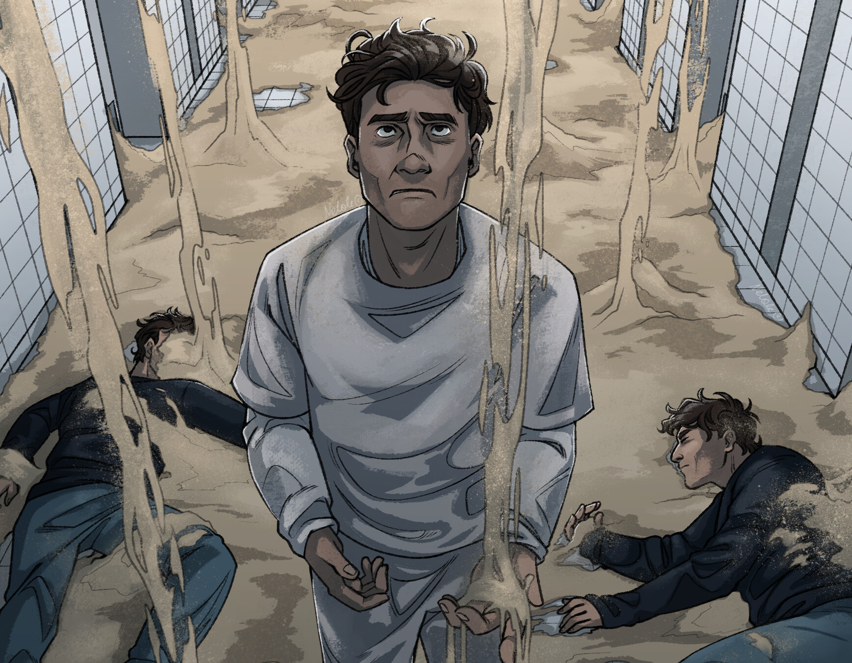 Piotr Helis - Moon Knight illustrations 1/3 Asylum