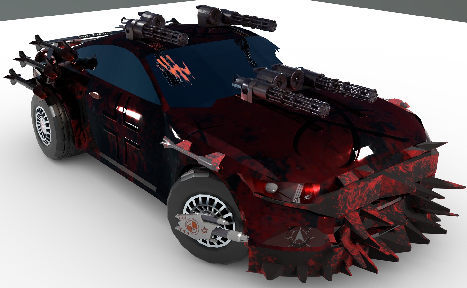 ArtStation - 3D car model with texture, lighting and texturing