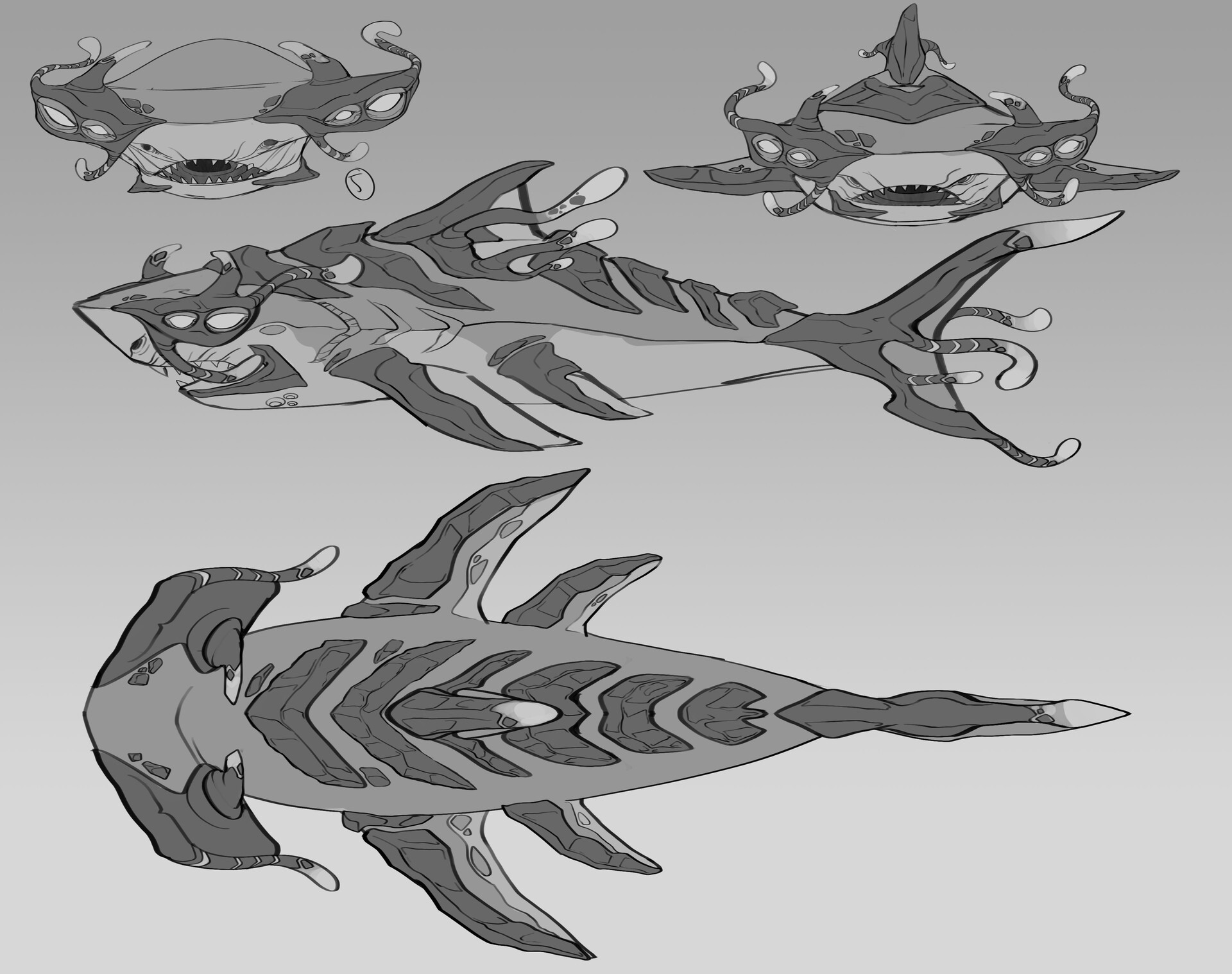 Parisea TEKURARERE - Sea Beast (Concept)