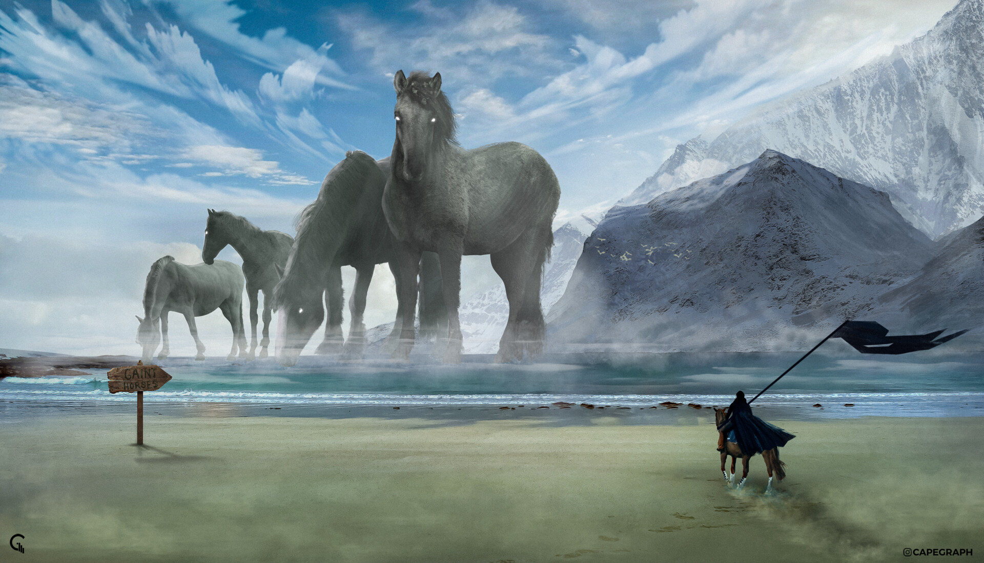 ArtStation - Gaint Horses