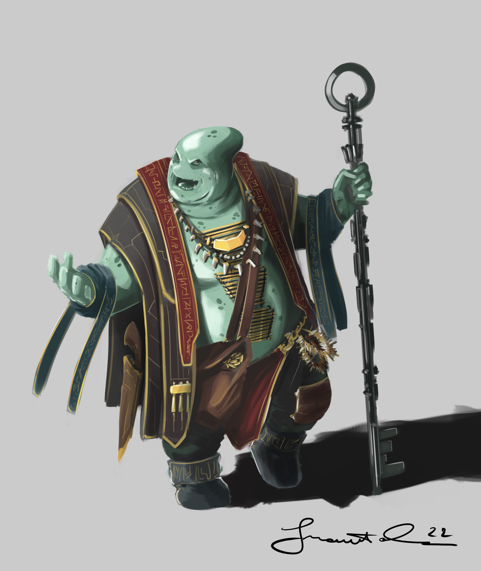 ArtStation - Alien merchant concept.
